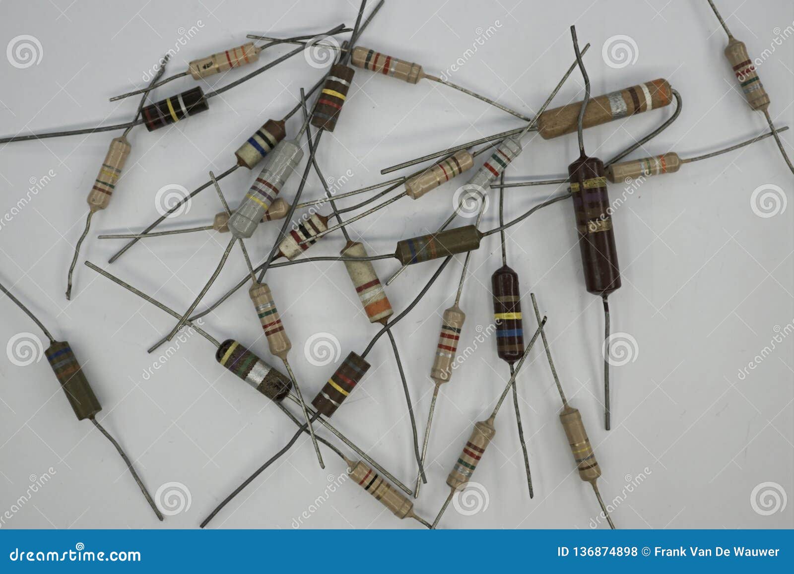 Resitor for Electronis Printed Circuit Boards ...... Ohm. Stock Photo ...