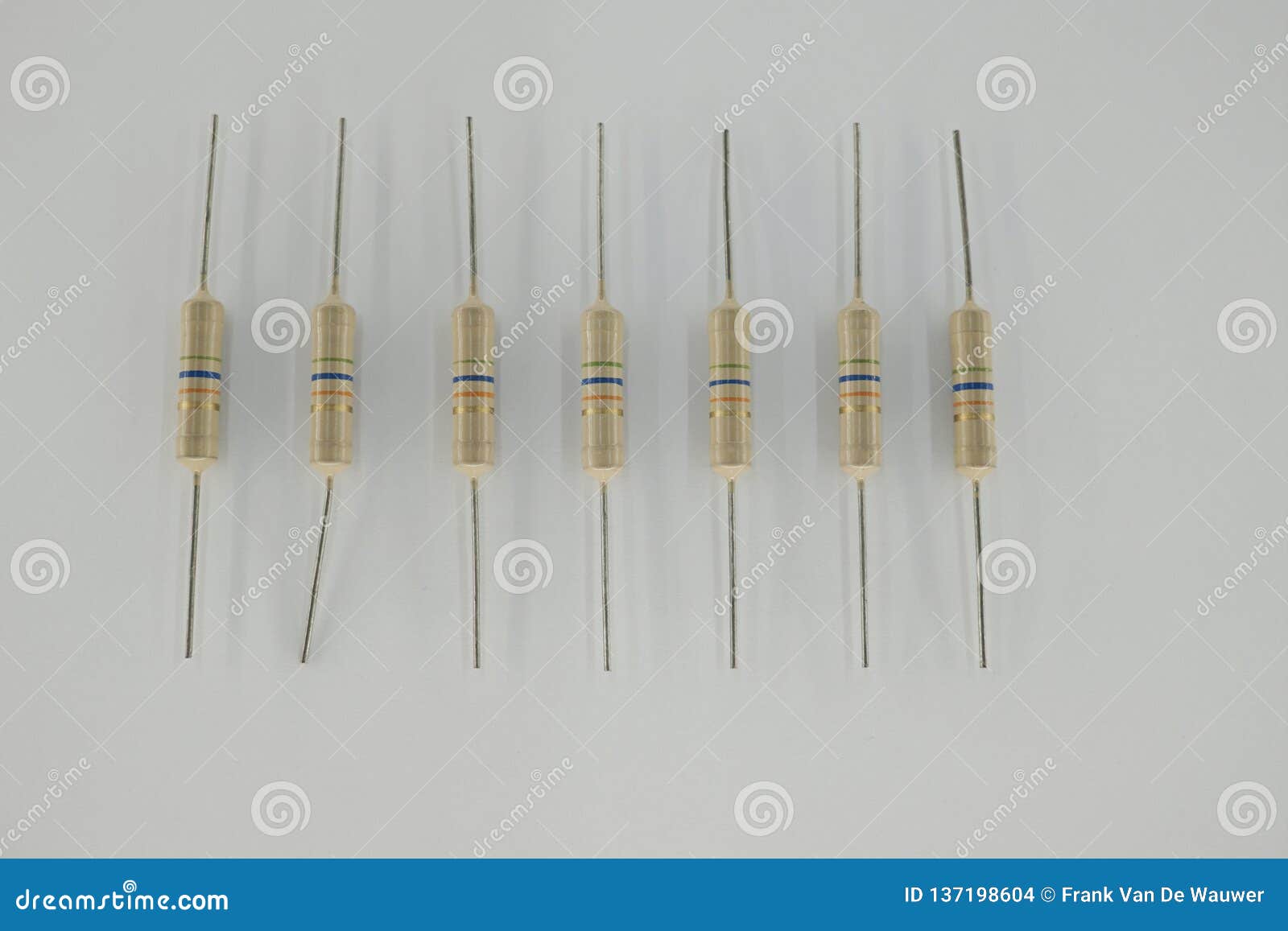 Resitor for Electronis Printed Circuit Boards ...... Ohm. Stock Photo ...