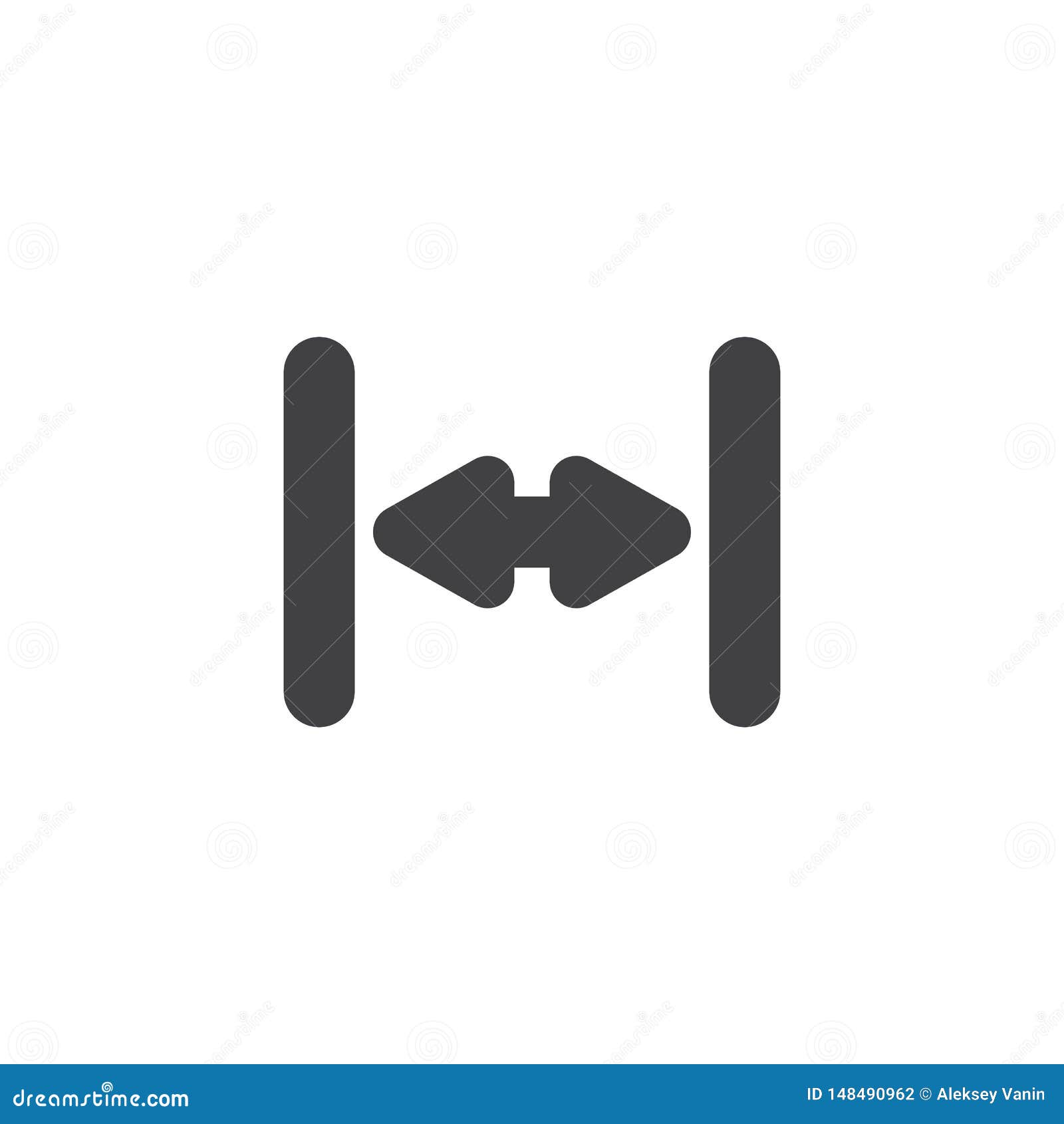 Resize Arrow Light Blue Color. 3D Icon Rendering Illustration Royalty ...