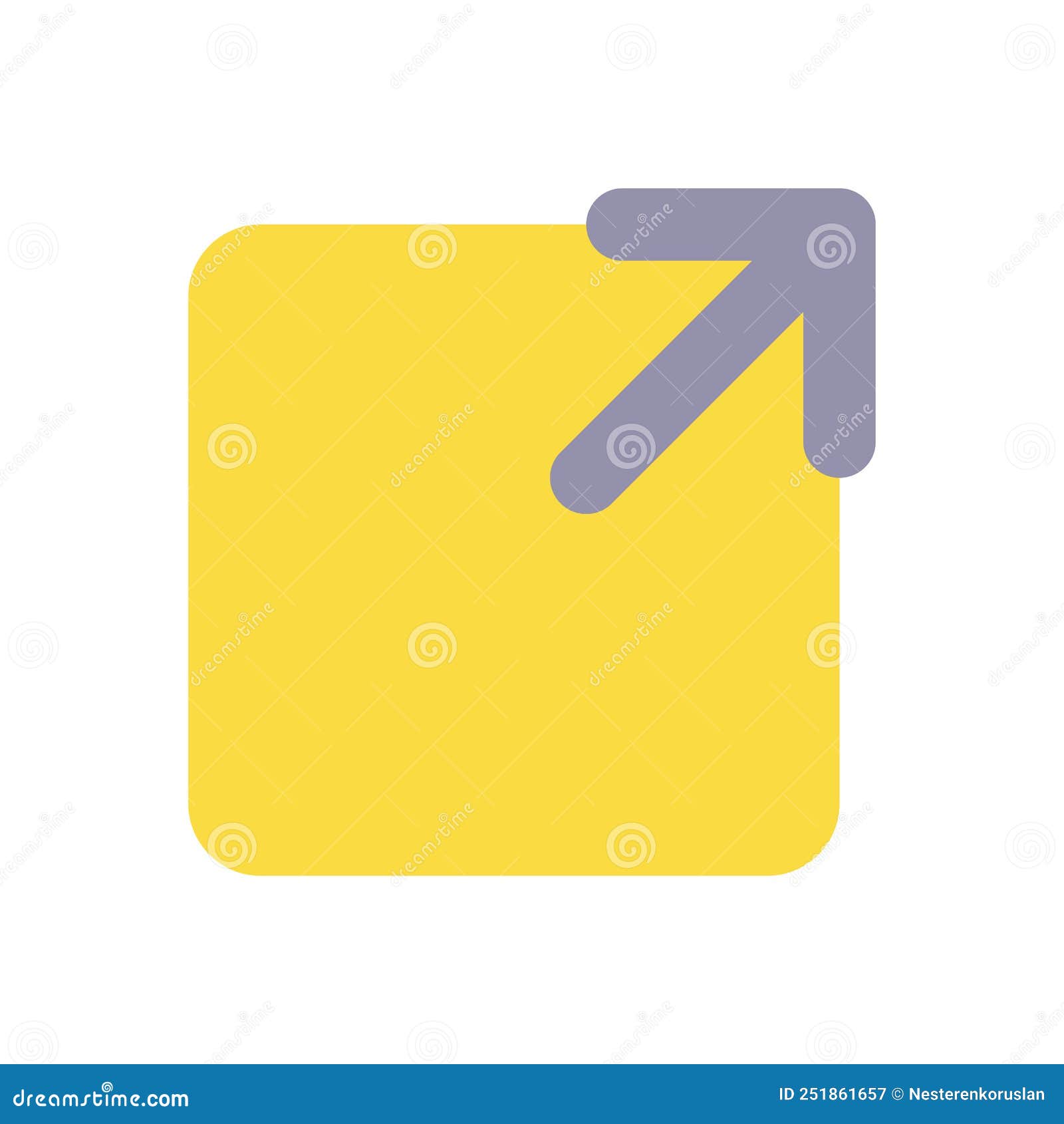 Resize flat color ui icon stock vector. Illustration of maximize - 251861657