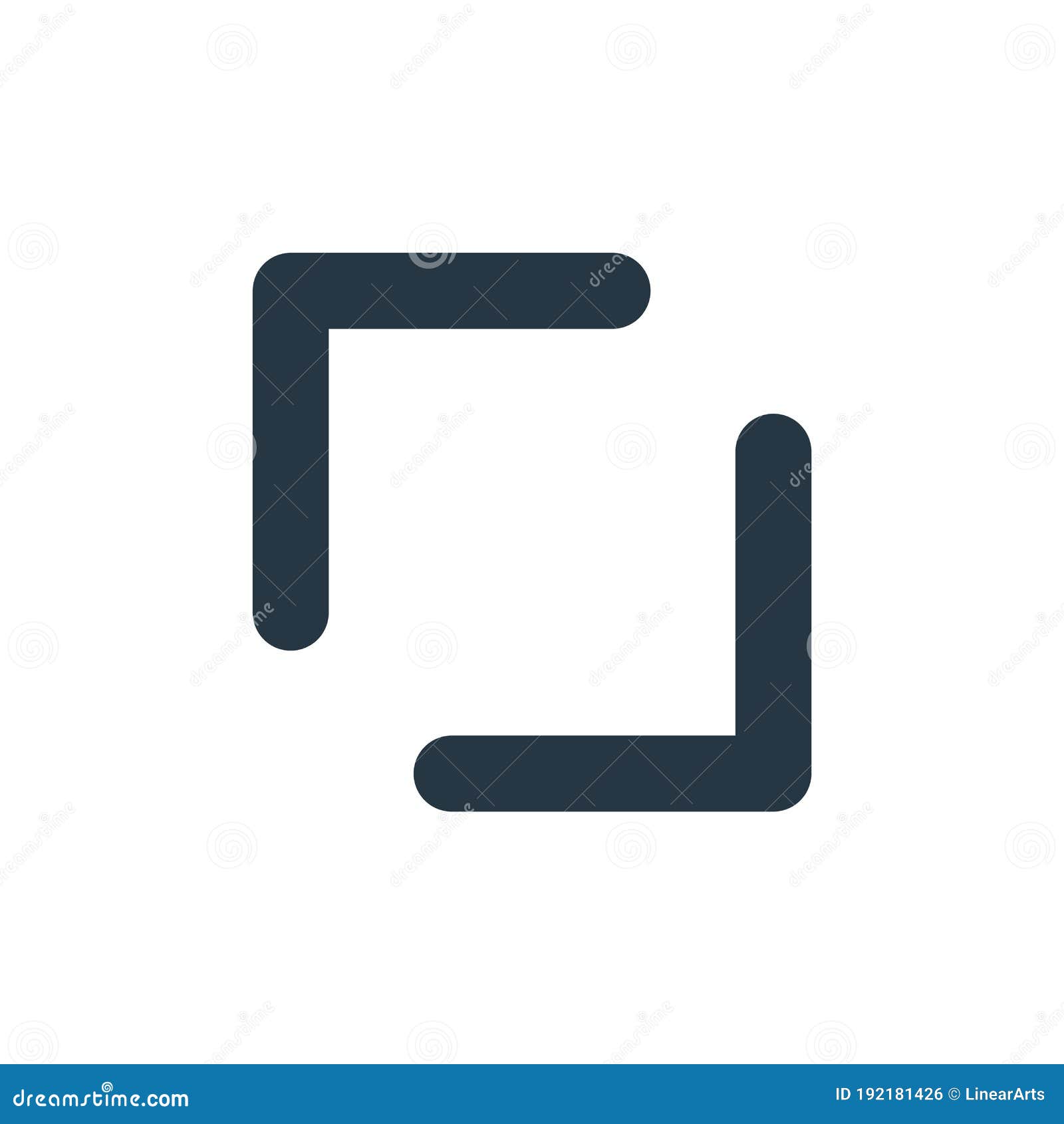 Resize Icon Vector from Arrows Concept. Thin Line Illustration of ...
