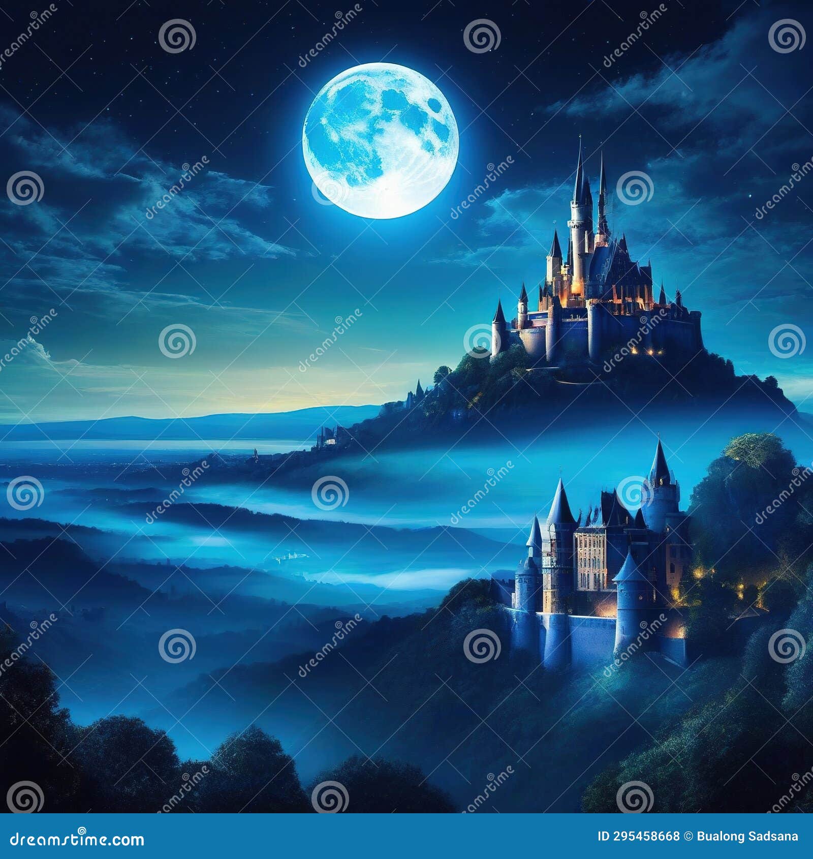 Resolution or Castle Astral Technology Stock Illustration ...