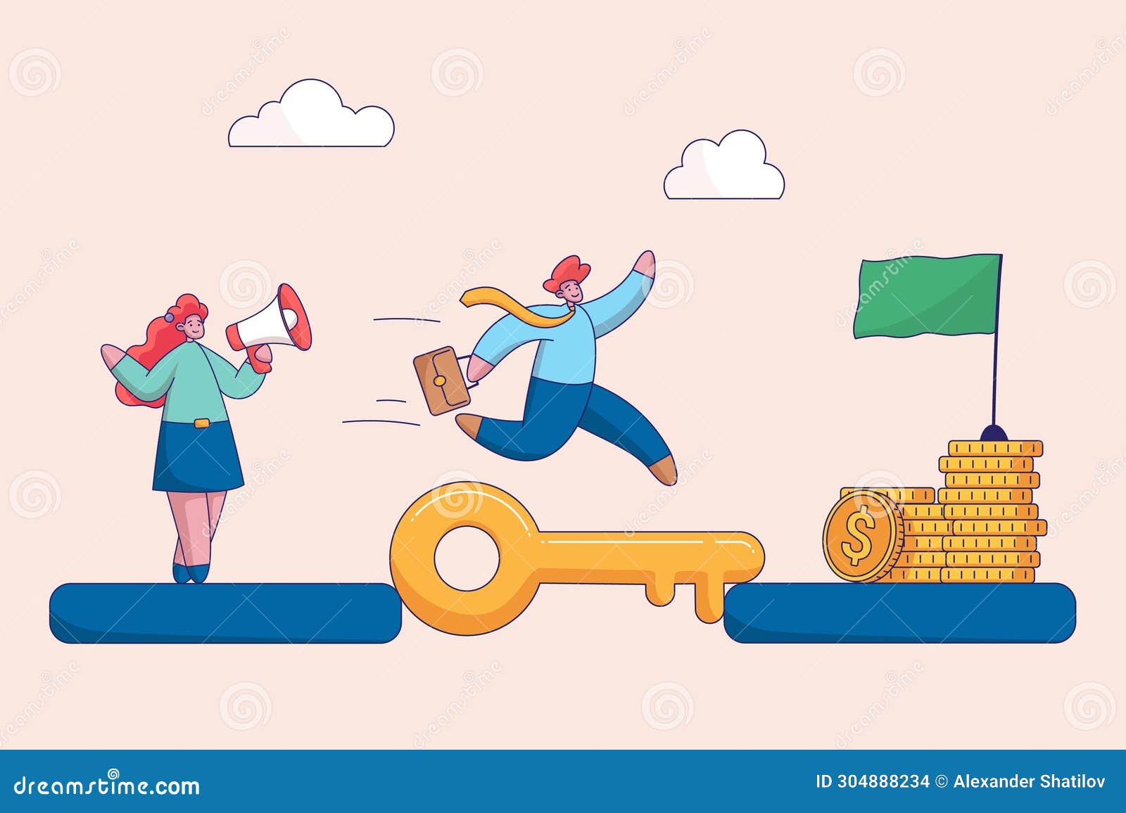 Resolution Method Or Resolve Concept. Key Success, Solution To Solve ...