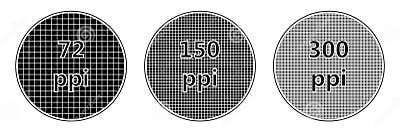 Resolution Screen Pixel Density Ppi Stock Vector - Illustration of inch ...