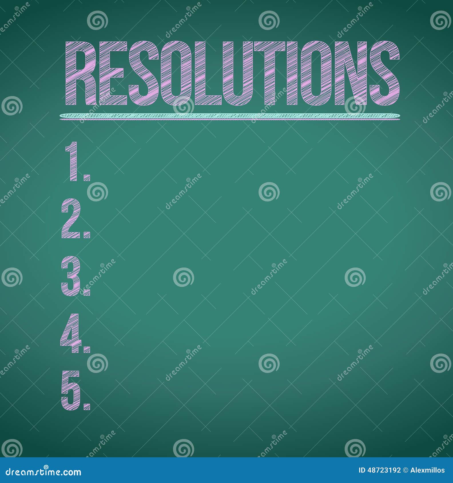 Resolutions List Illustration Design Stock Illustration - Illustration ...