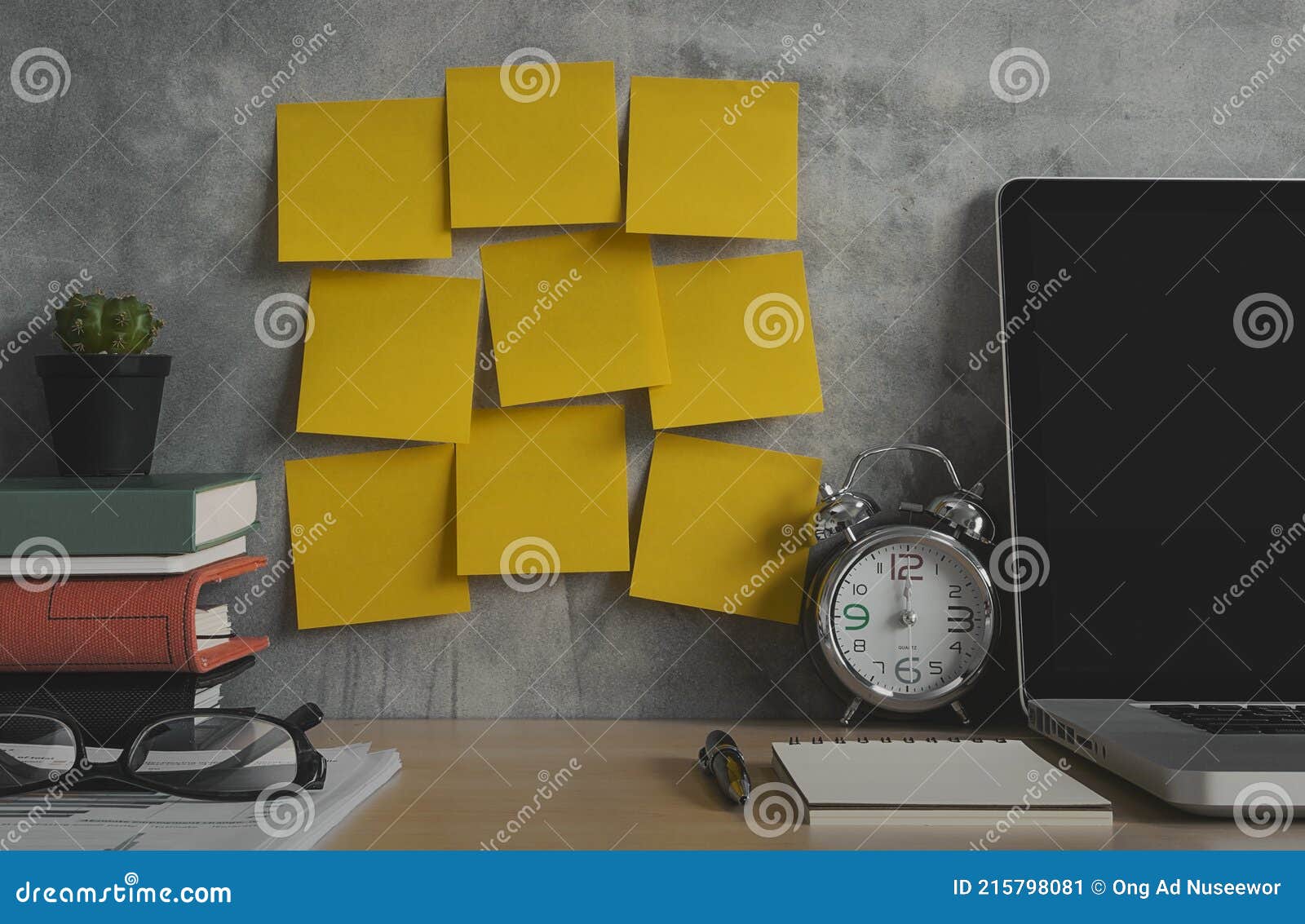 Resolutions, Notes, Goals, Post, Memo or Action Plan Concept. Sticky ...