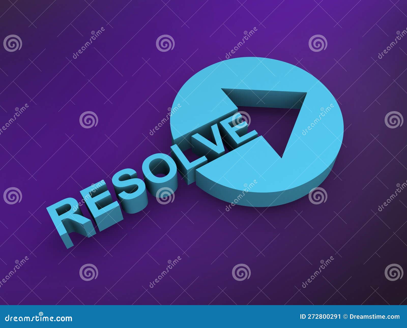Resolve word on purple stock illustration. Illustration of pink - 272800291