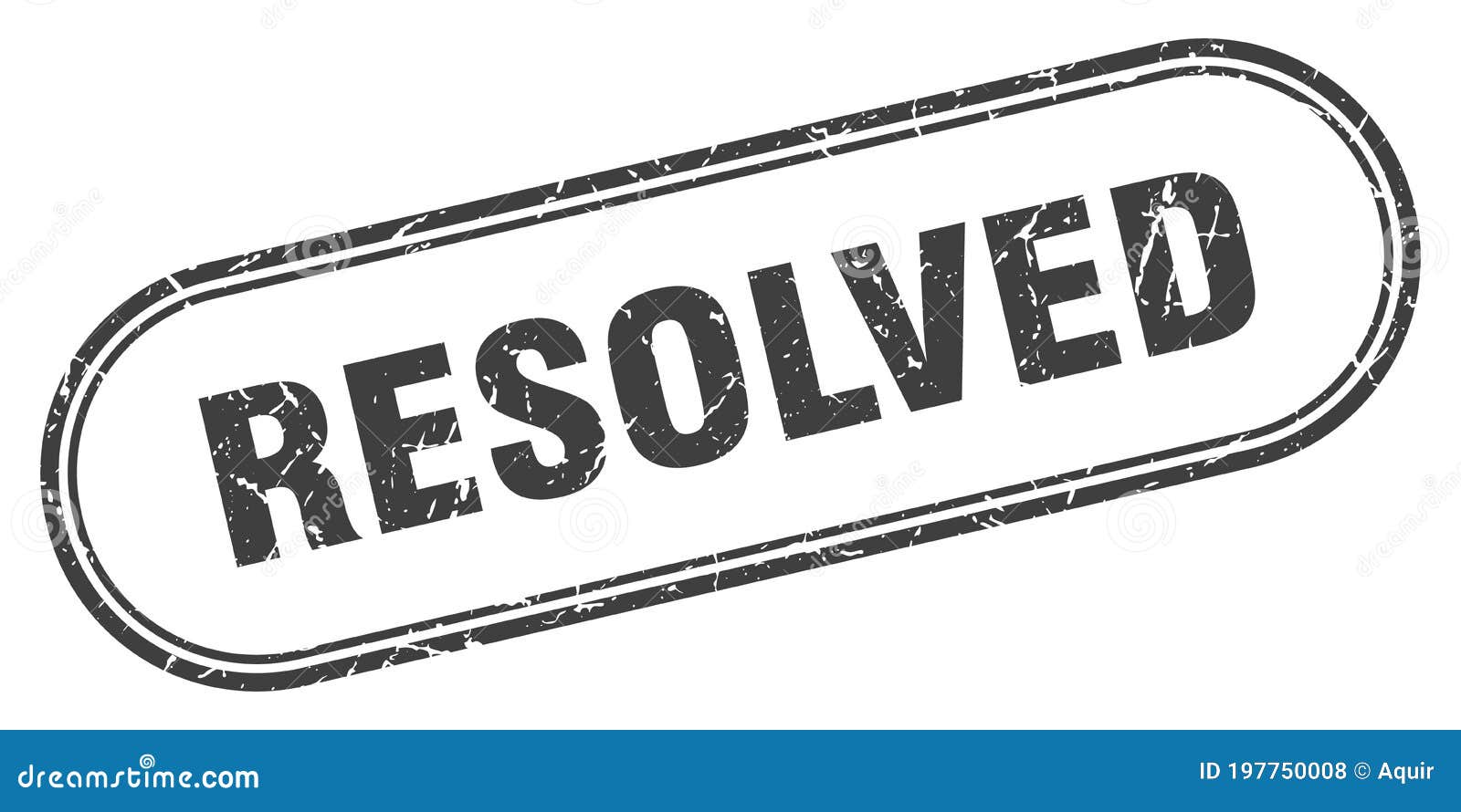 Resolved Stamp. Resolved Label On Transparent Background. Round Sign ...