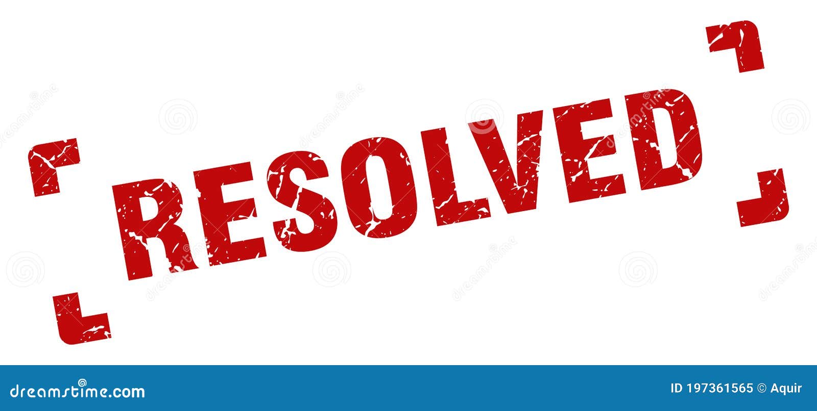 Resolved Stamp. Resolved Label. Round Grunge Sign Cartoon Vector ...