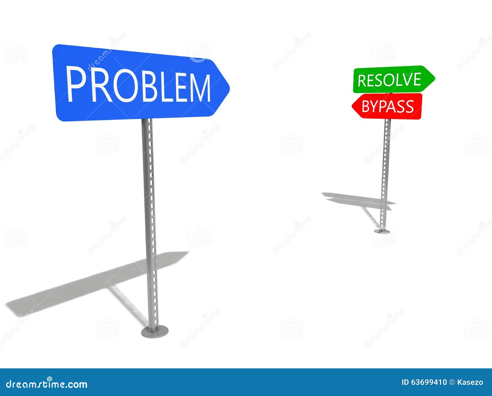 Resolving problem. stock illustration. Illustration of destination ...