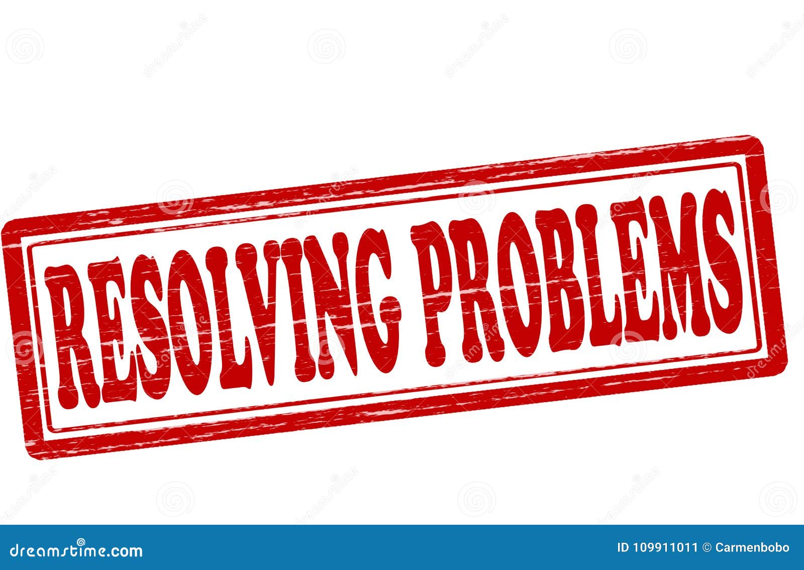 Resolving problems stock illustration. Illustration of white - 109911011