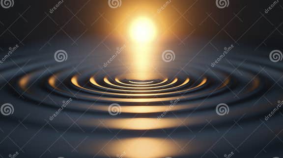 Resonating Waves of Light Reflection in Nature Artistic Visualization ...