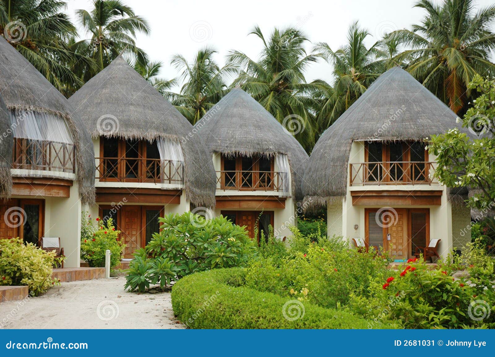 Resort Homes stock image. Image of bungalow, building - 2681031