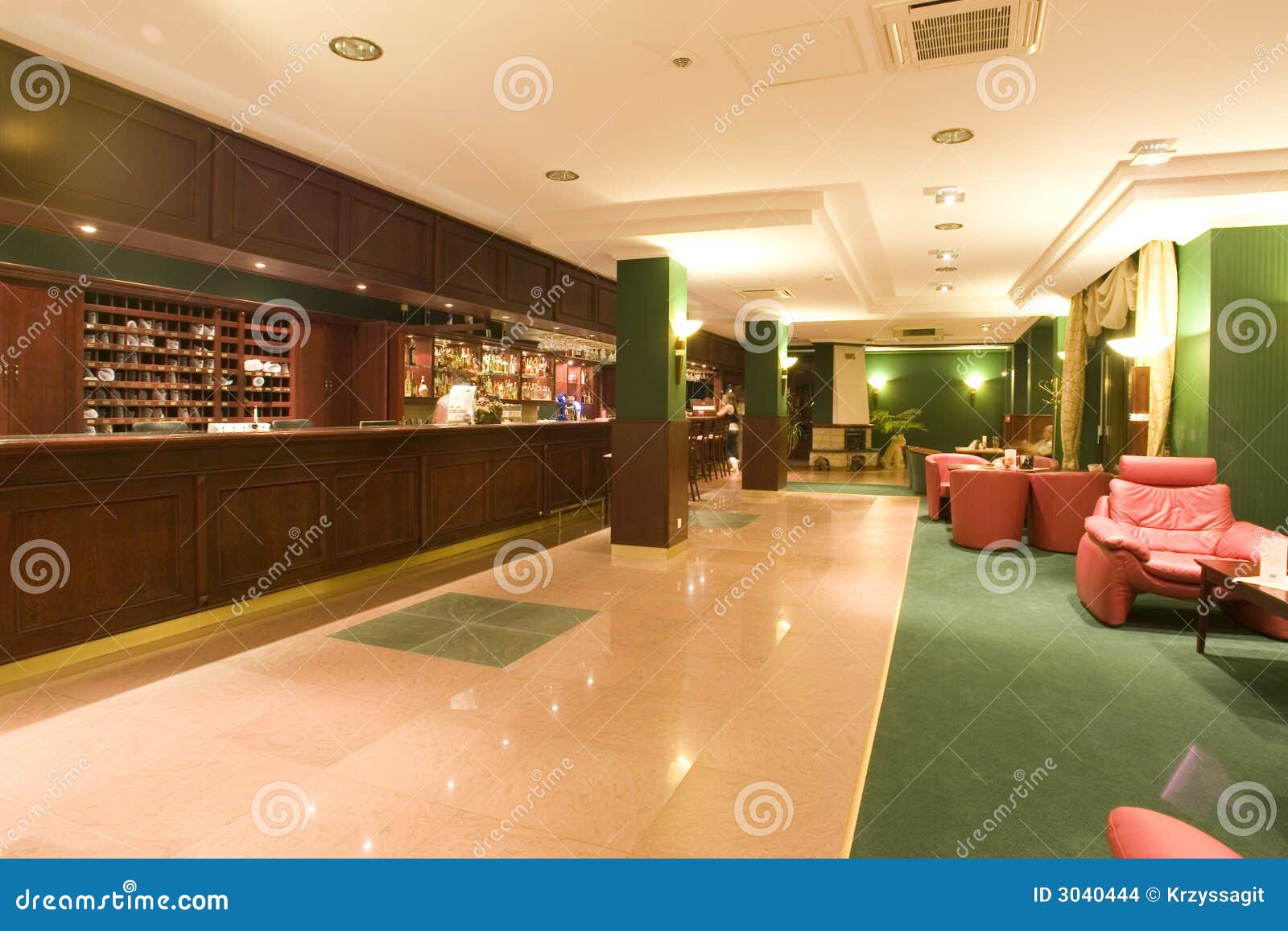Resort or Hotel Lobby and Lounge Stock Photo - Image of decor, lounge ...