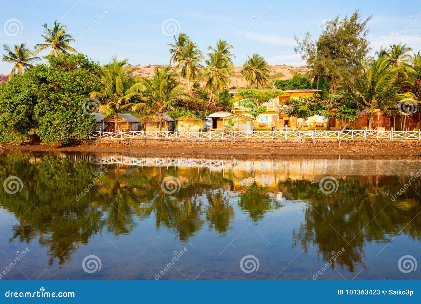 Mandrem beach Goa India stock image. Image of arambol - 101363423