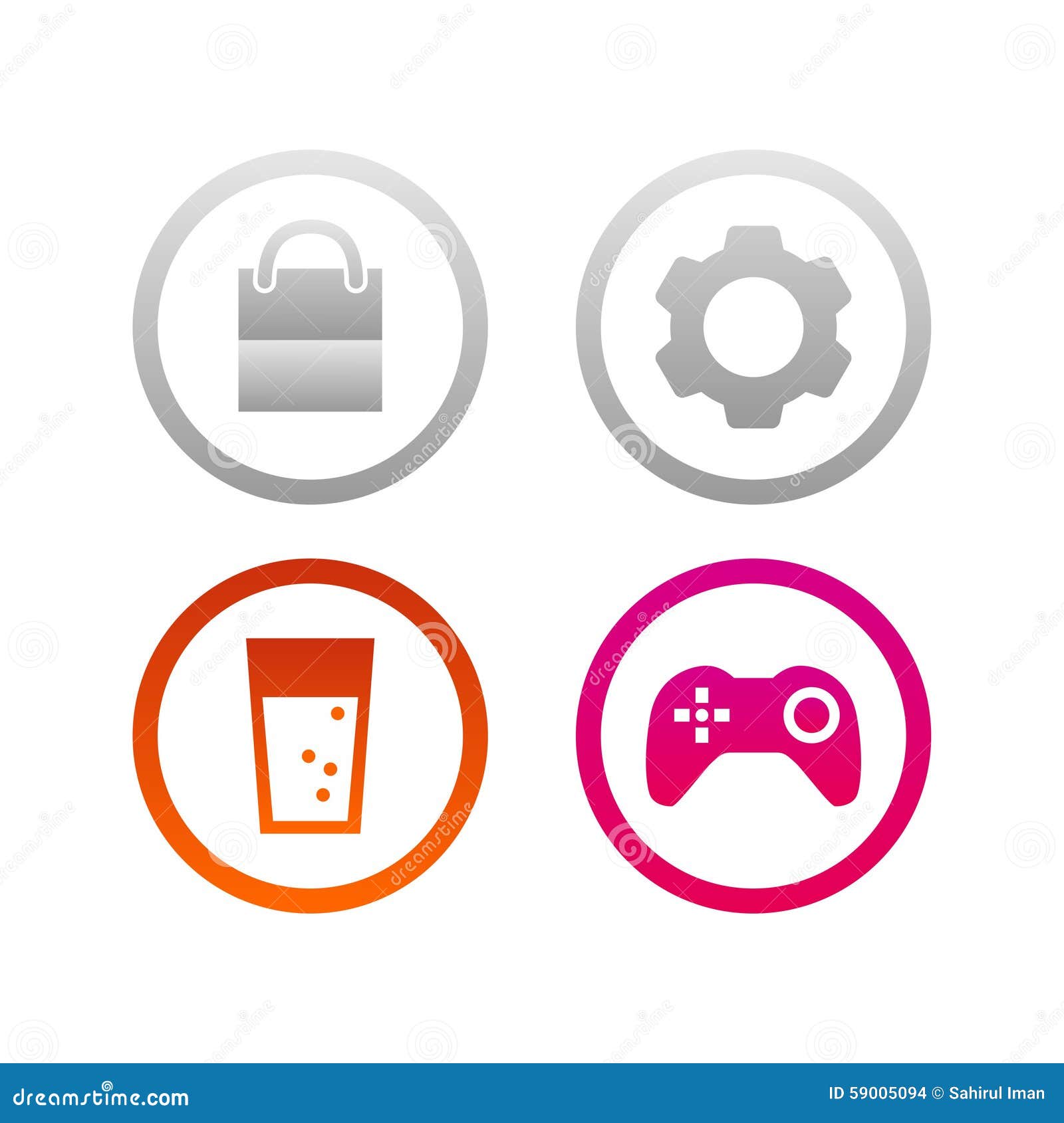 Resort Icon Set stock illustration. Illustration of travel - 59005094