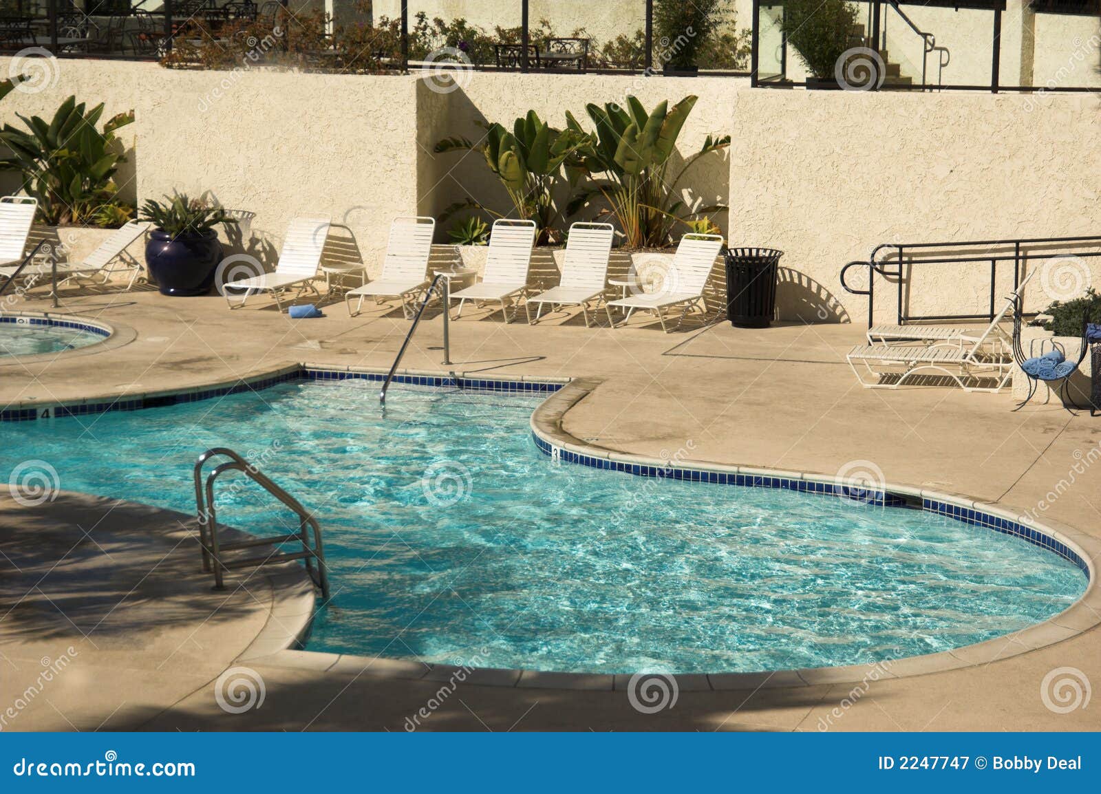Resort Pool and Spa stock image. Image of resort, refreshing - 2247747