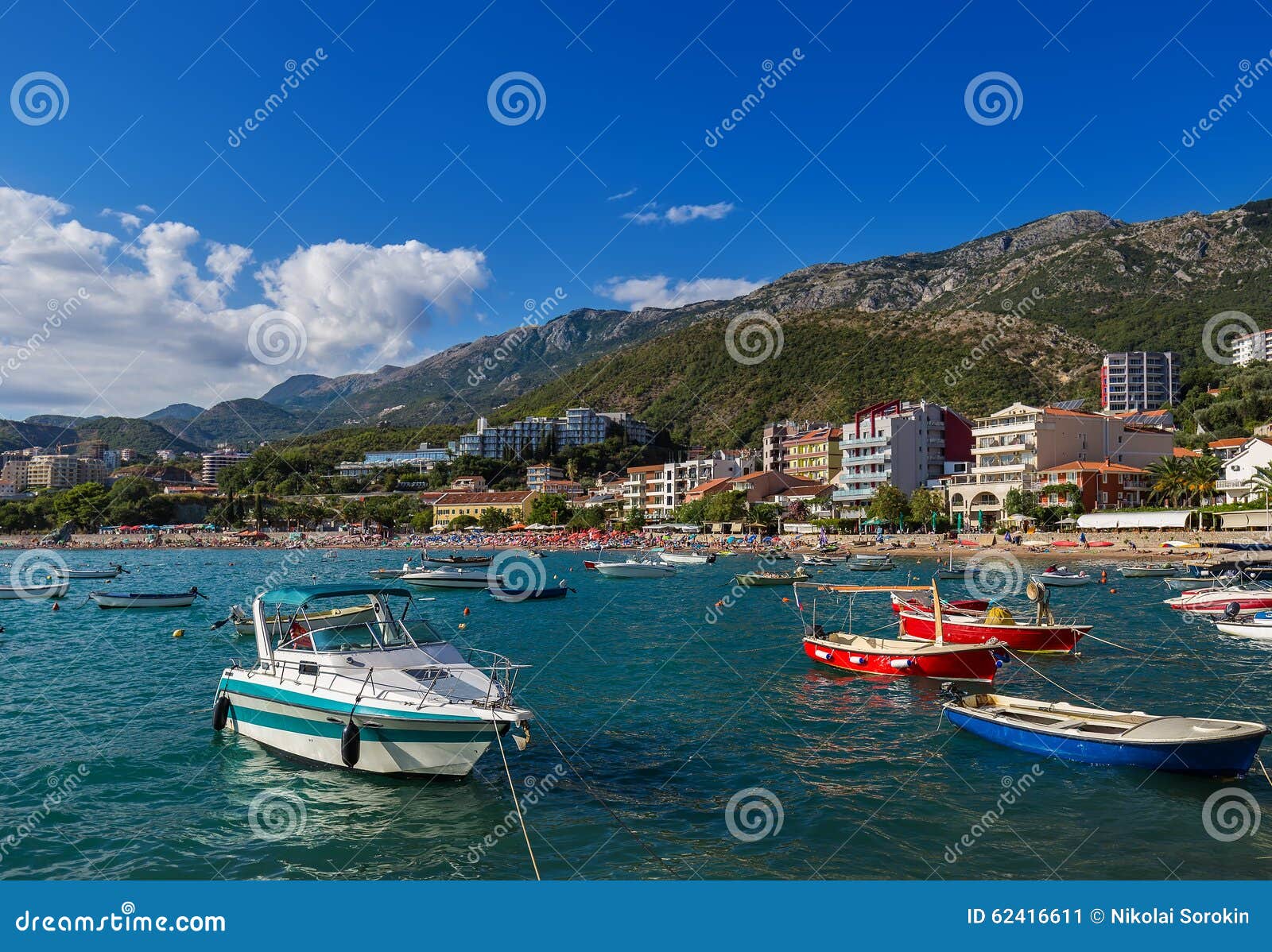 Resort Rafailovici - Montenegro Stock Image - Image of rafailovici ...