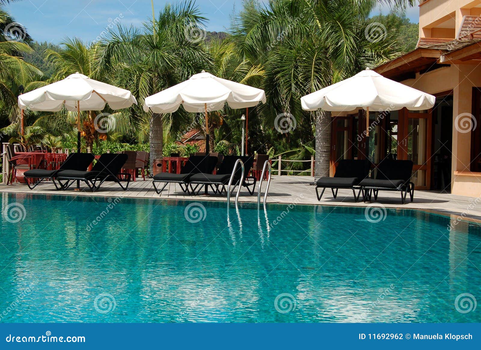 Resort swimming pool stock photo. Image of luxury, tropical - 11692962