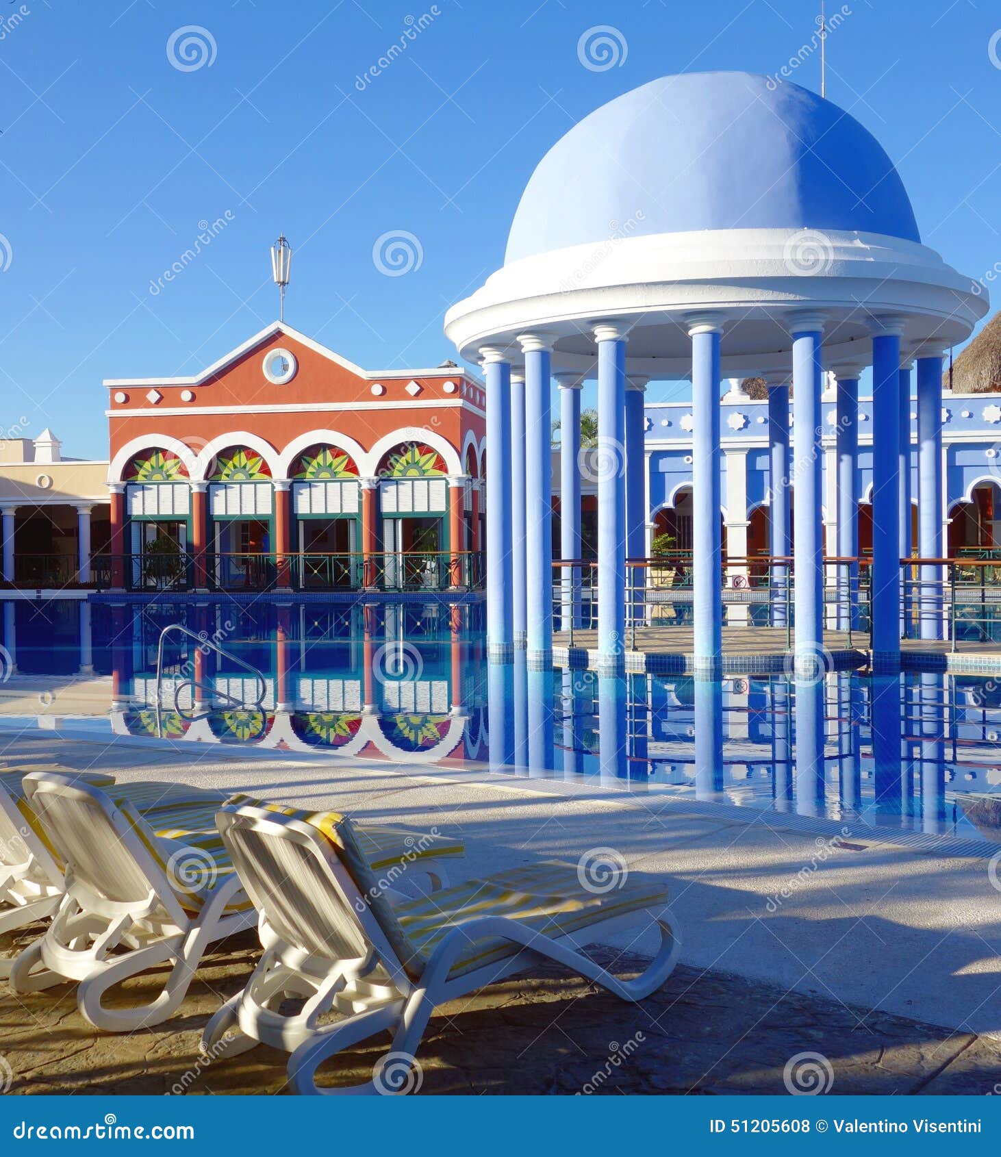 Resort Swimming Pool stock photo. Image of cuba, hotel - 51205608