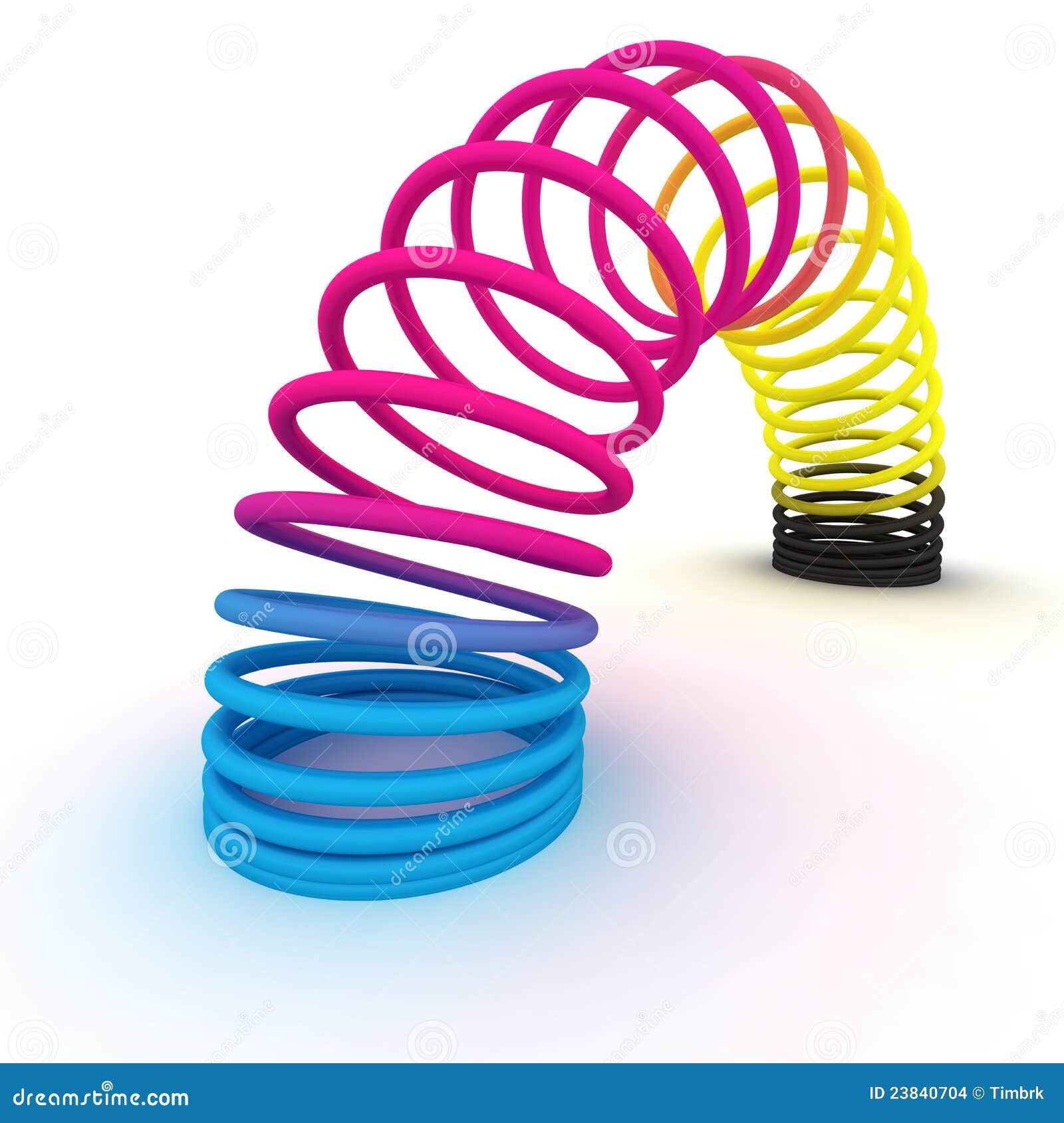 Resorte De Los Colores De CMYK Imagen de archivo editorial ...