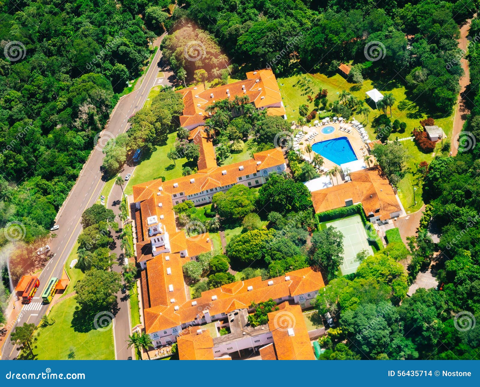 Resot stock photo. Image of resort, water, road, swimming - 56435714