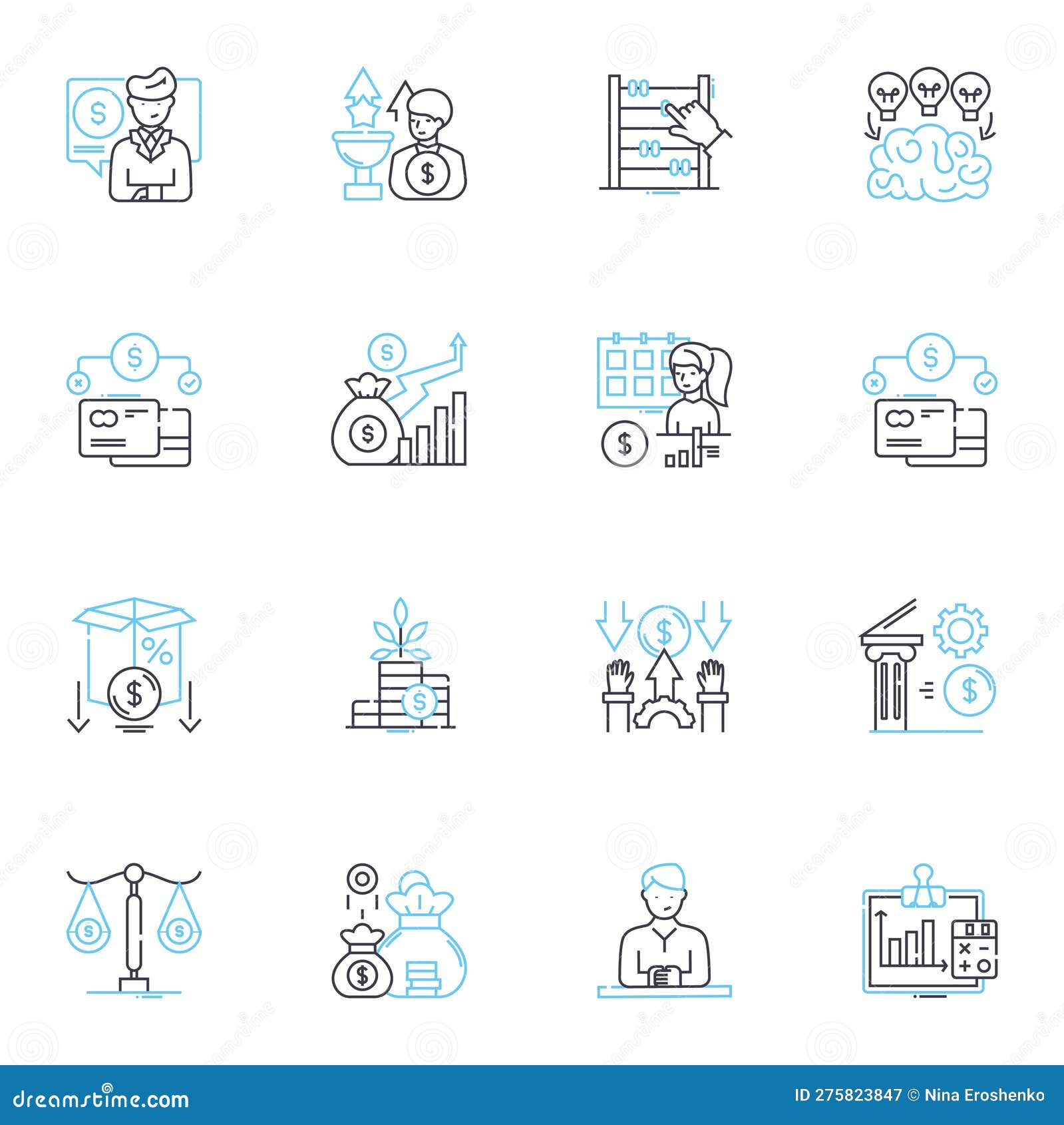 Resource Analysis Linear Icons Set. Planning, Evaluation ... Resource Analysis Linear Icons Set. Planning, Evaluation ...