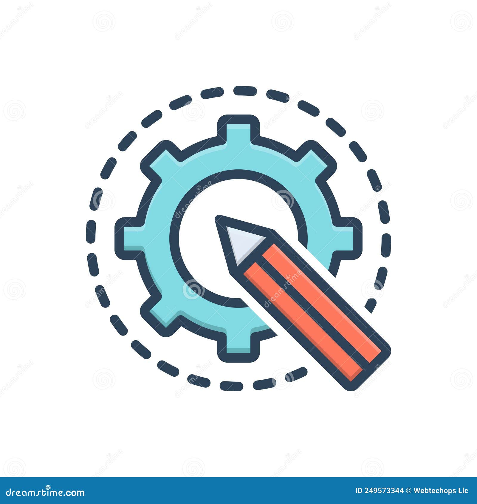 Color Illustration Icon for Resource, Instrument and Setting Stock ...