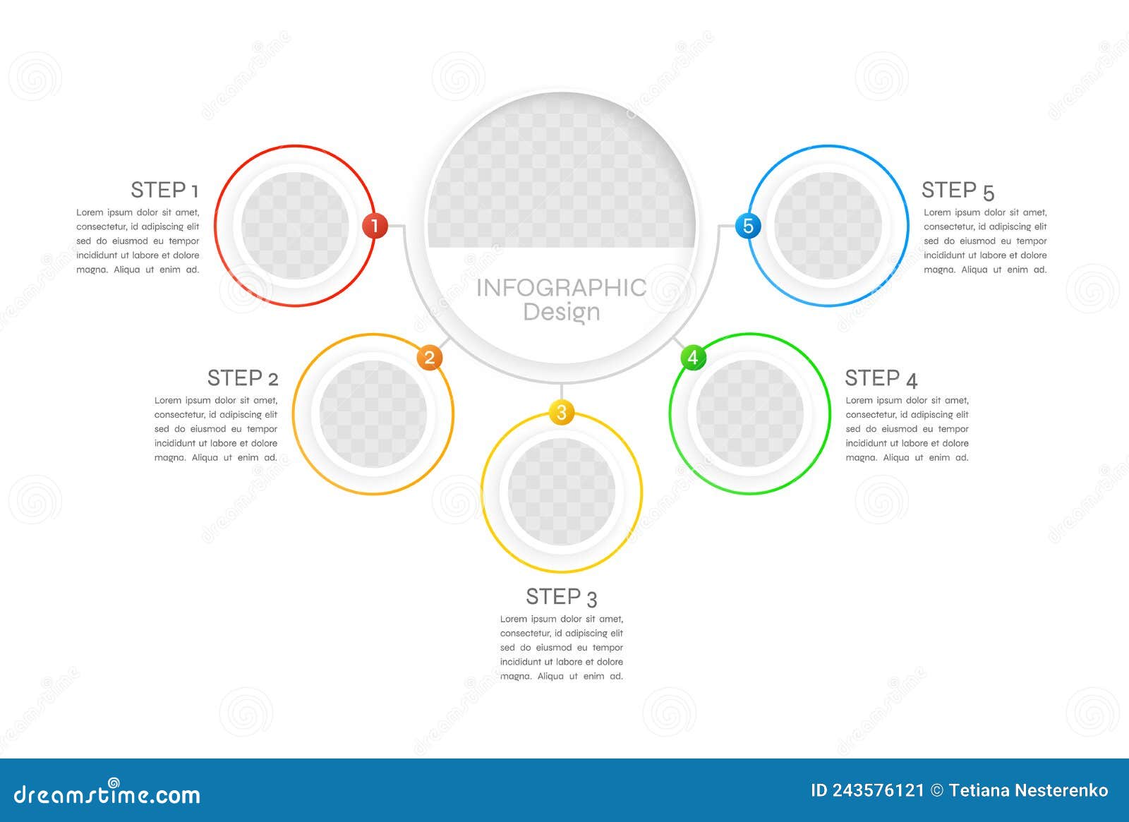 Resource Optimization Infographic Chart Design Template Stock Vector ...