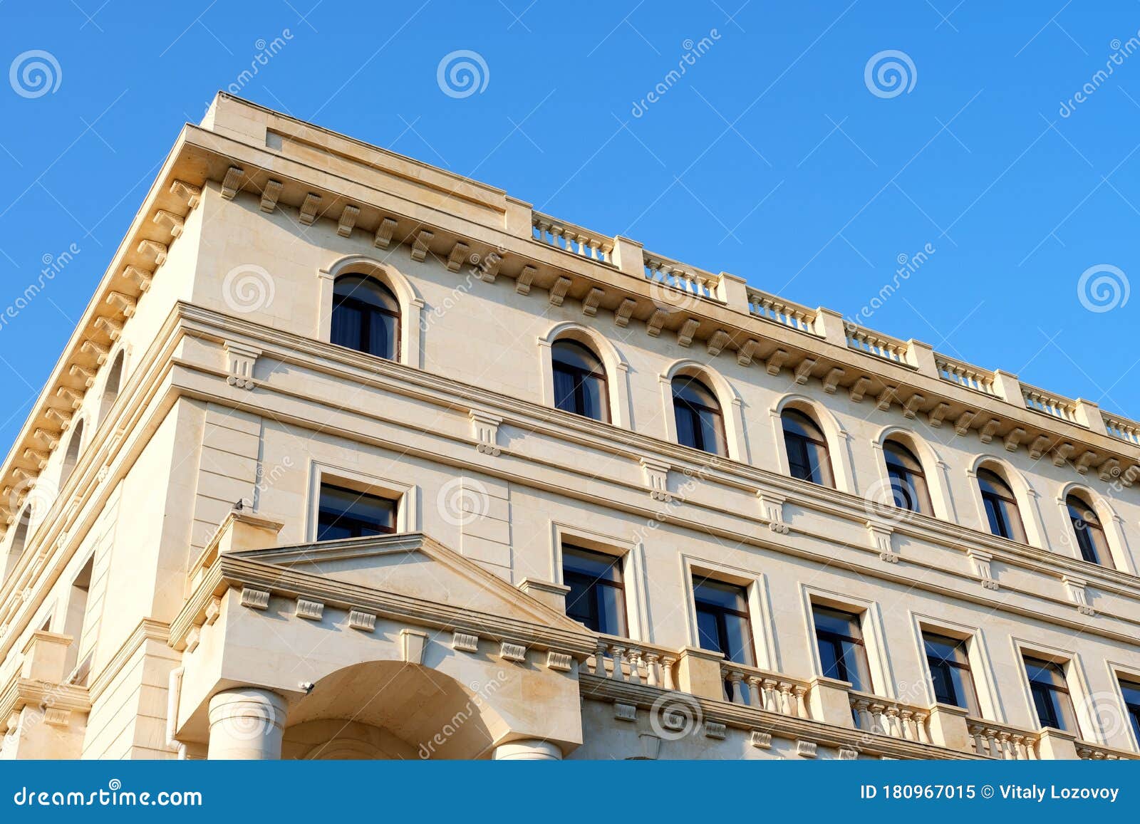 Elements and Details of the Facade of Russian Buildings Stock Image ...