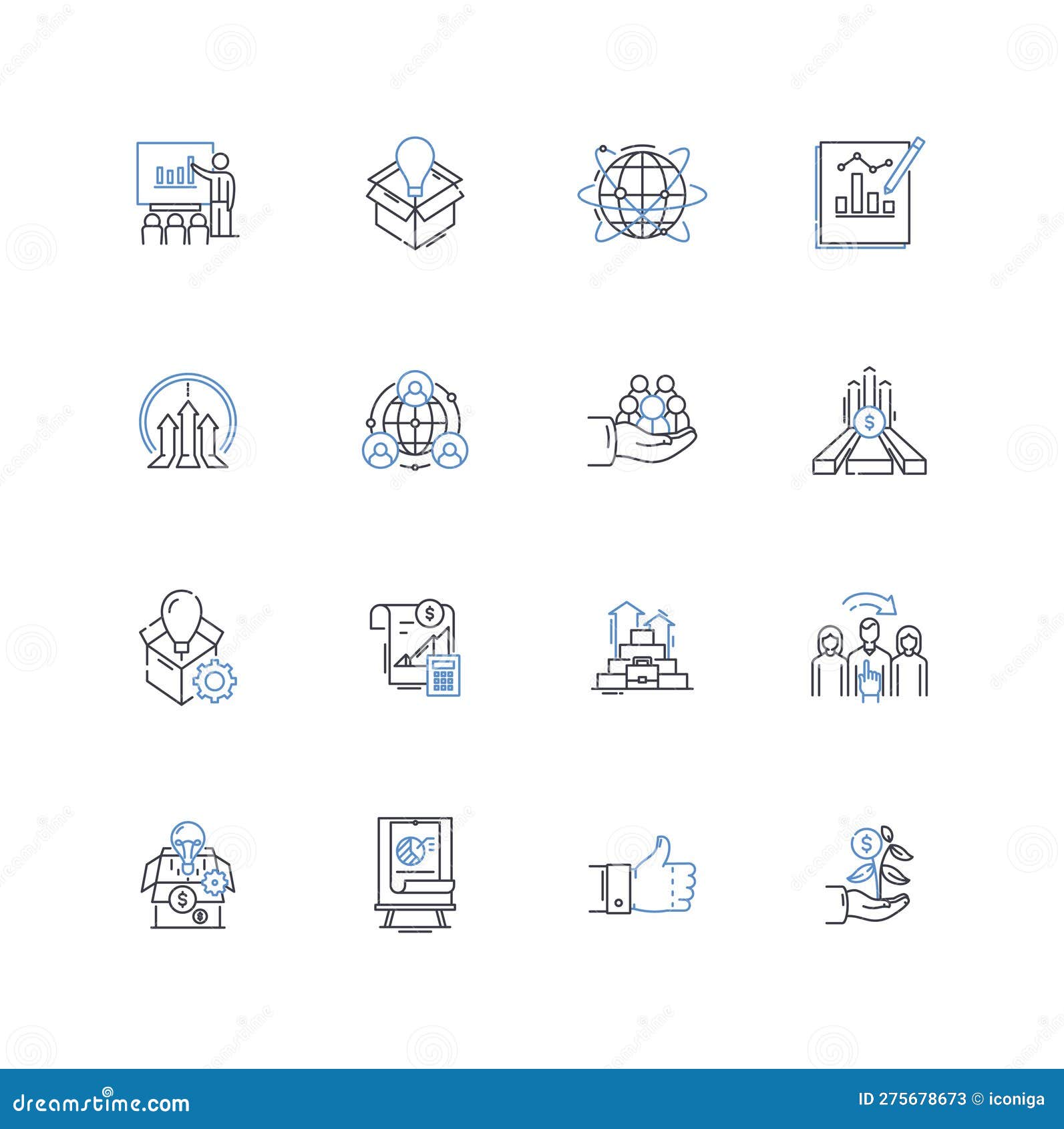 Resourceful Line Icons Collection. Innovative, Clever, Inventive ...