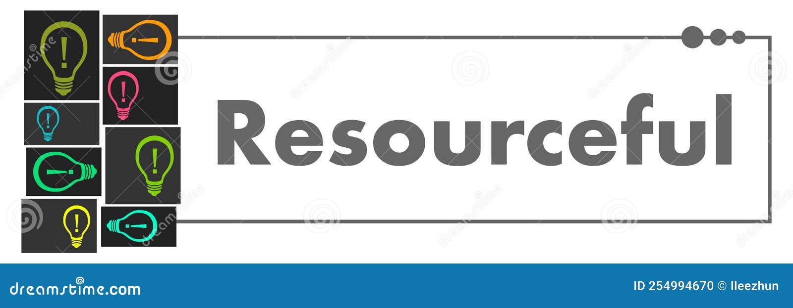 Resourceful Dark Colorful Bulbs Grid Left Box Horizontal Royalty-Free ... Resourceful Dark Colorful Bulbs Grid Left Box Horizontal Royalty-Free ...