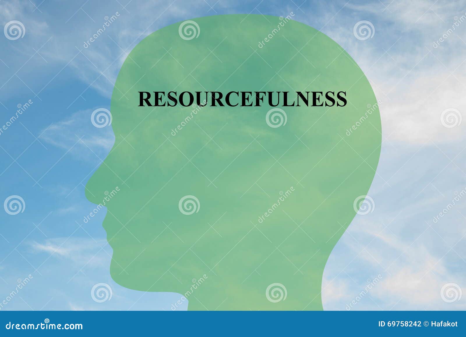 Resourcefulness Mentality Concept Stock Illustration - Illustration of ...