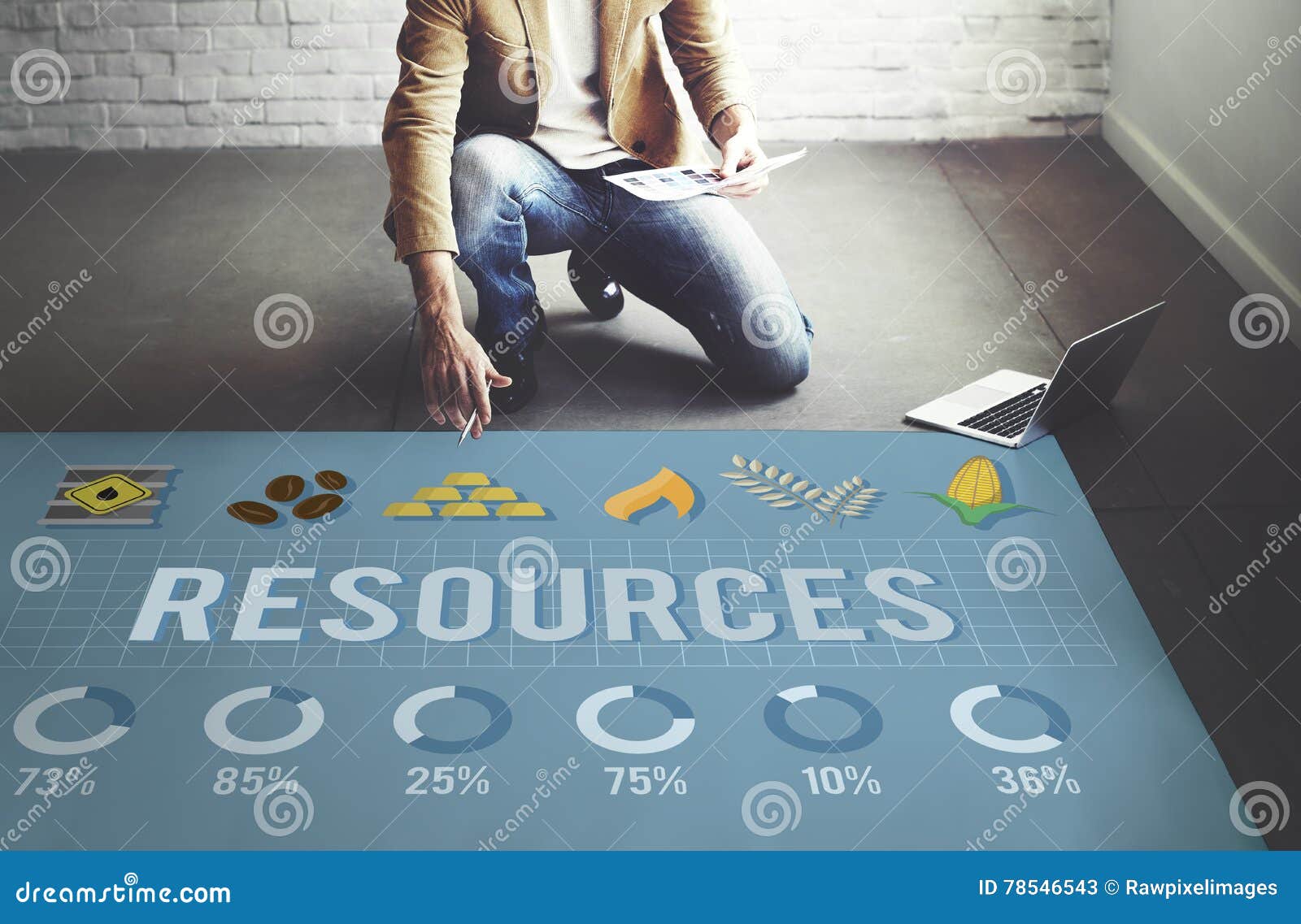Resources Career Environment Hiring People Concept Stock Image - Image ...