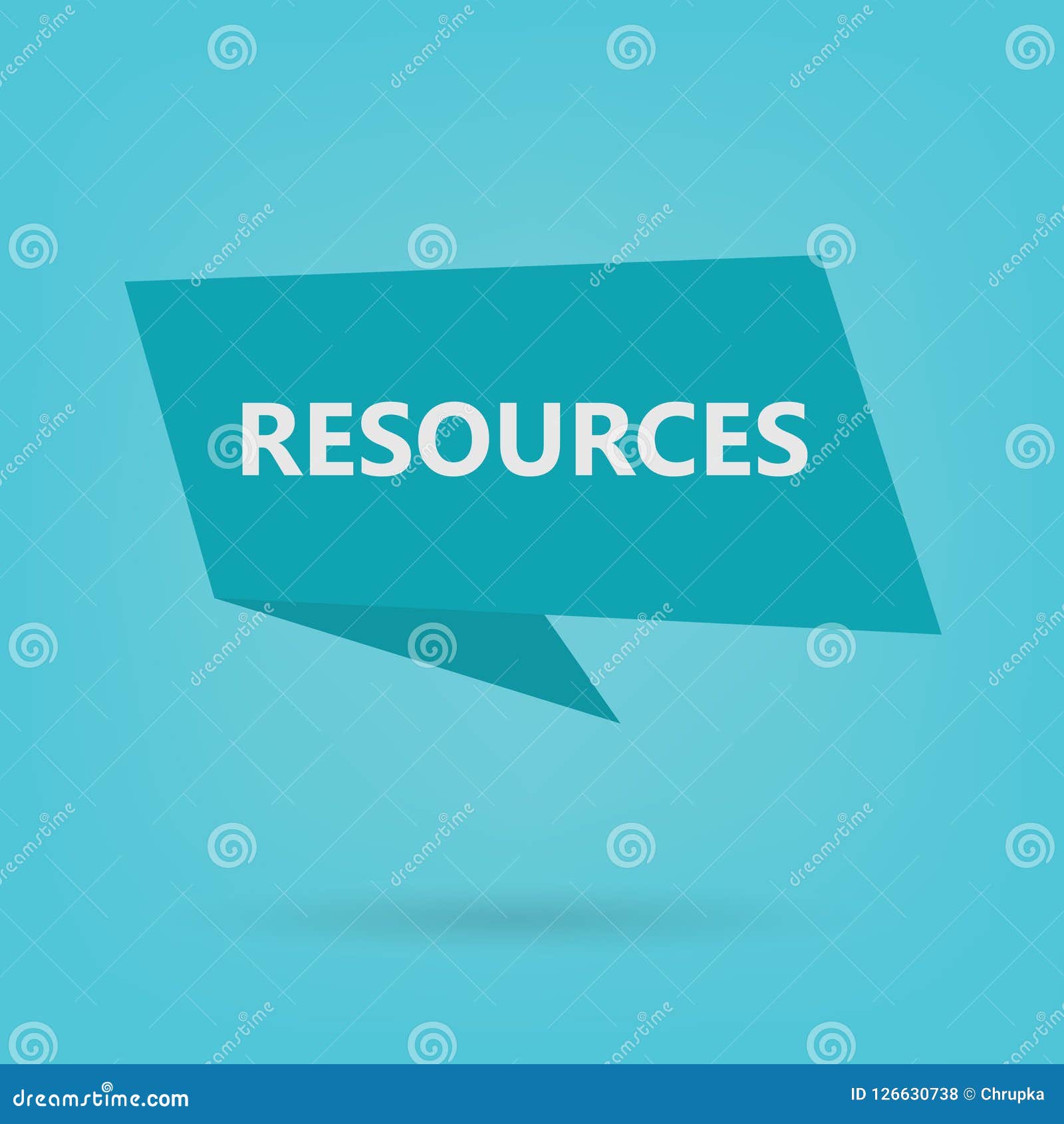 Resources Word on a Sticker Stock Vector - Illustration of issues ...