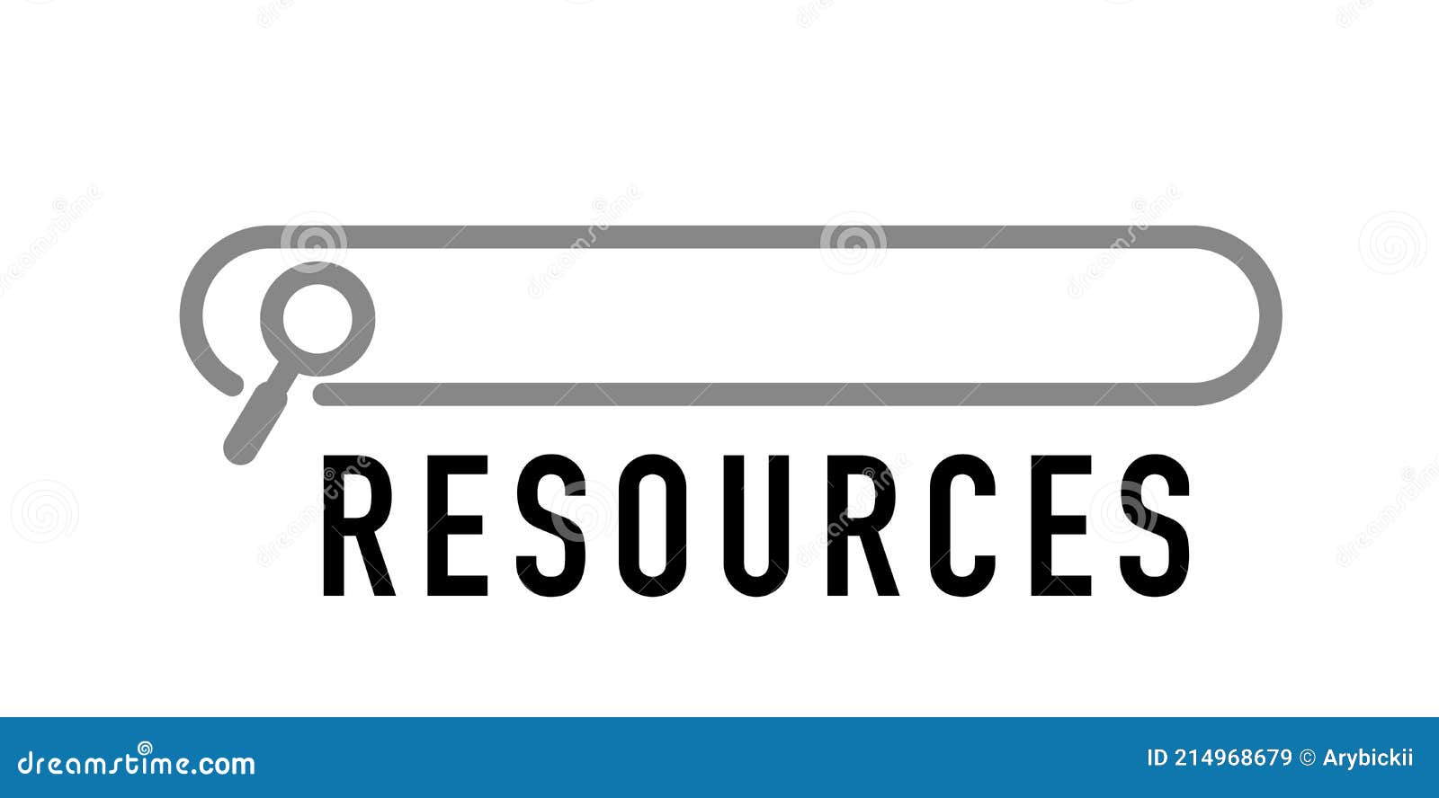 Resources written. Vector stock vector. Illustration of design - 214968679