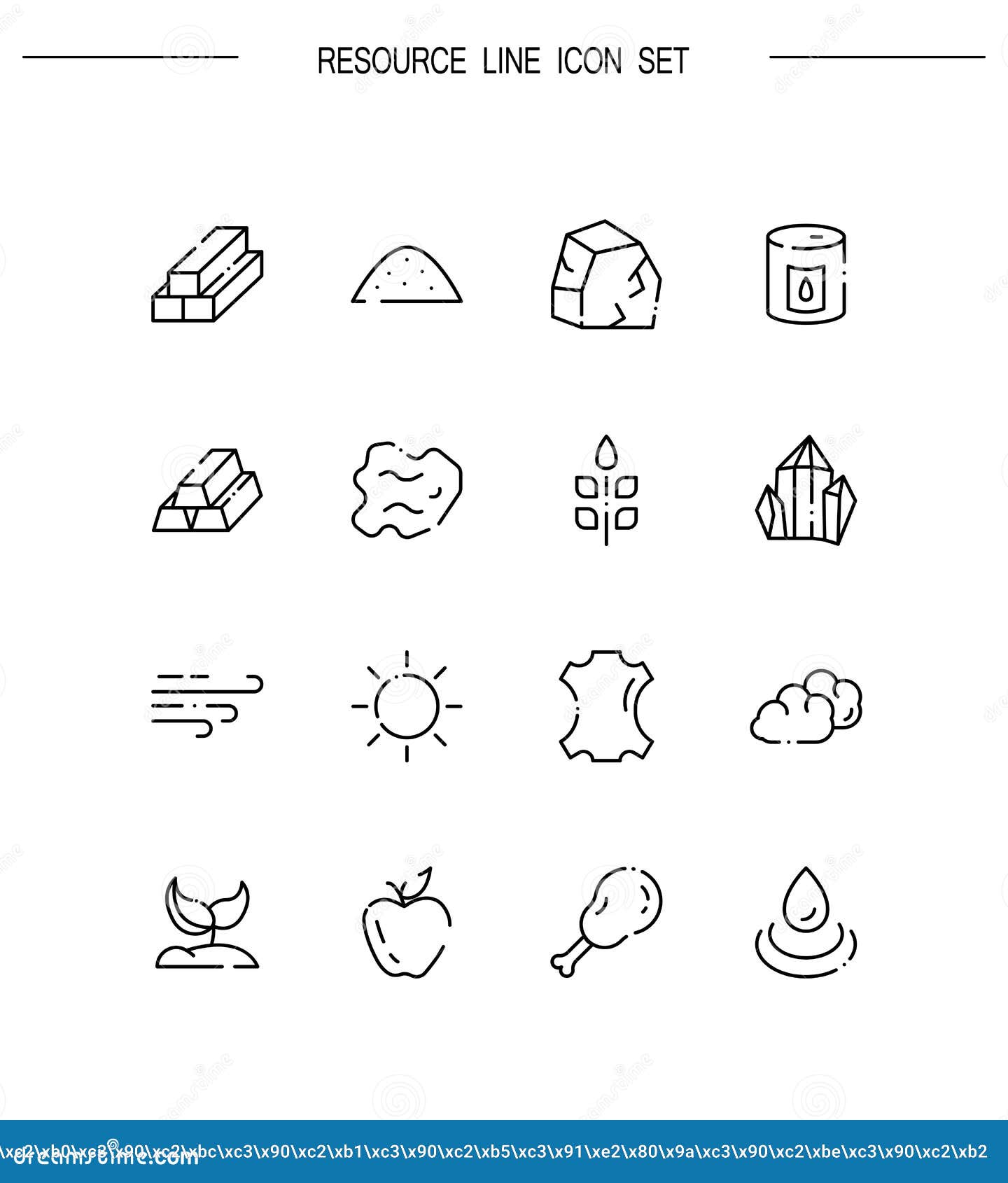 Resourse Flat Icon. Vector Illustration | CartoonDealer.com #84941364