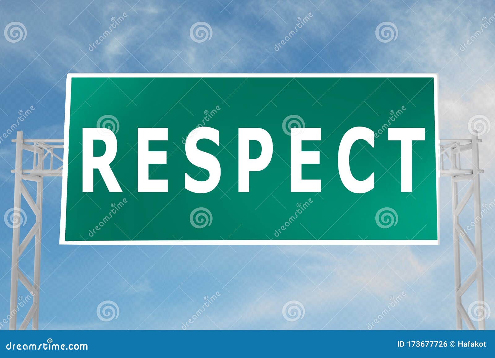 RESPECT - Appreciation Concept Stock Illustration - Illustration of ...