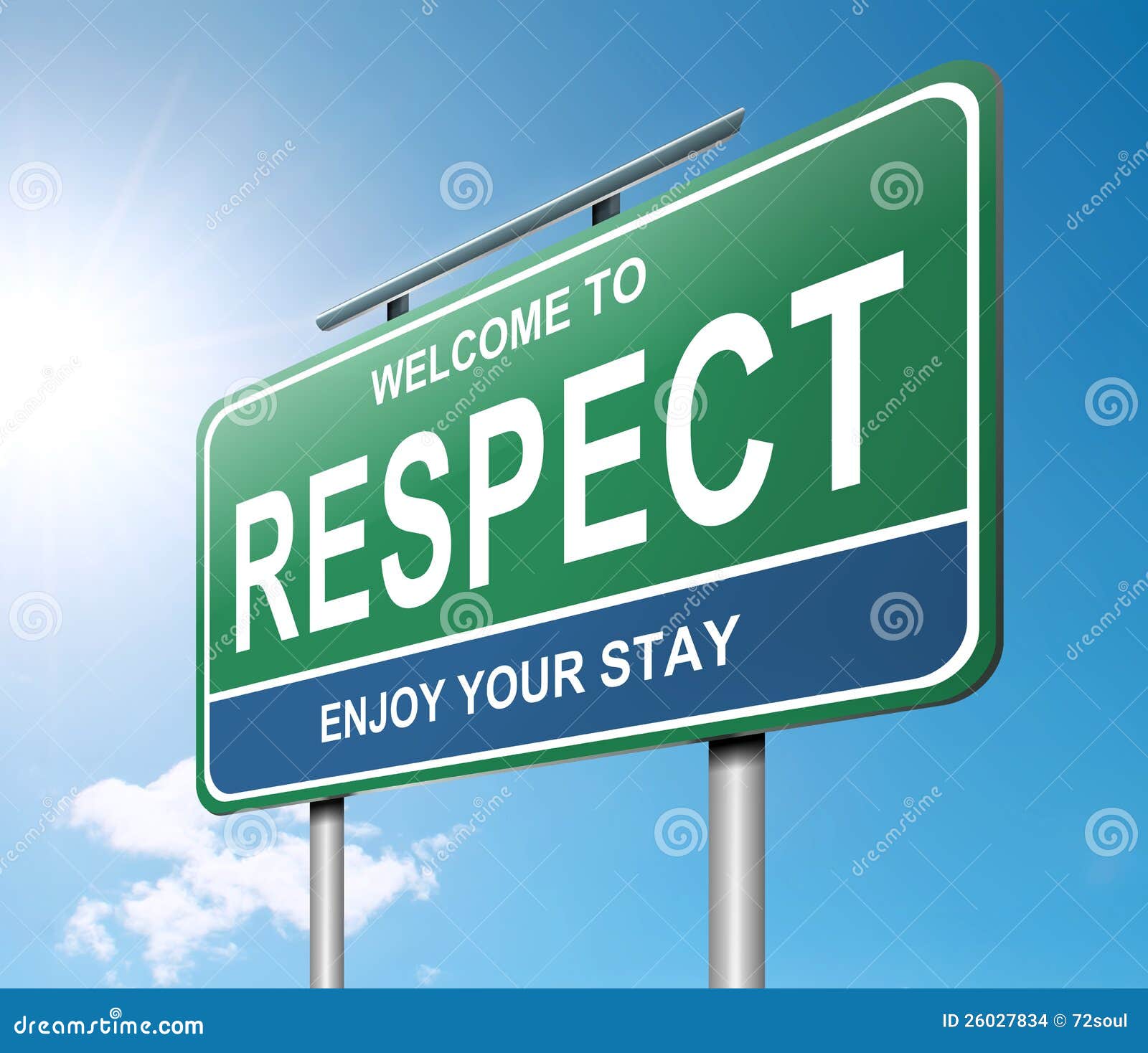 Respect concept. stock illustration. Illustration of conceptual - 26027834
