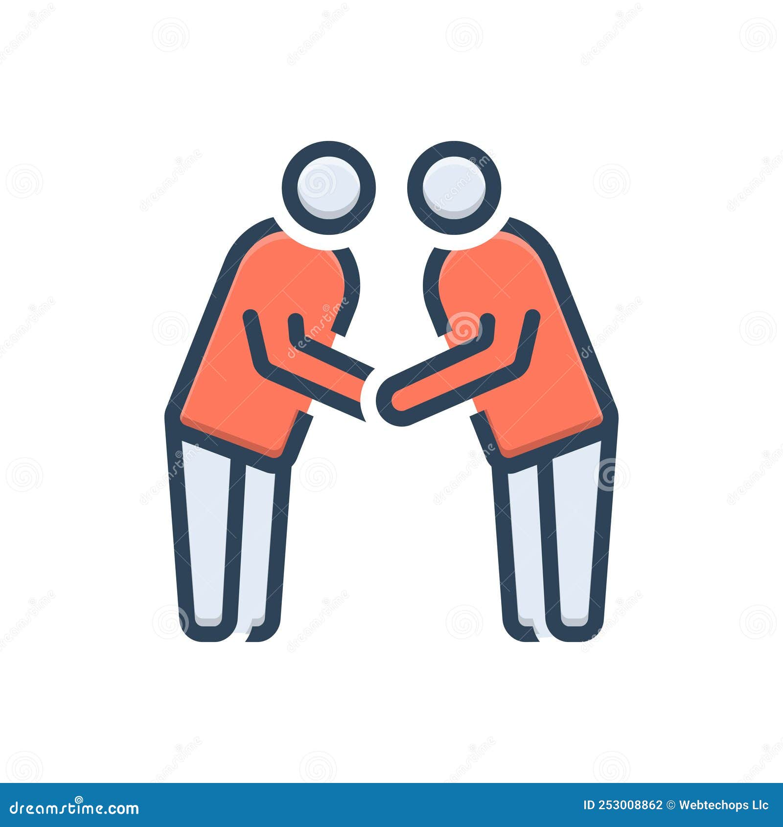 Color Illustration Icon for Respect, Regard and Respectability Stock ...