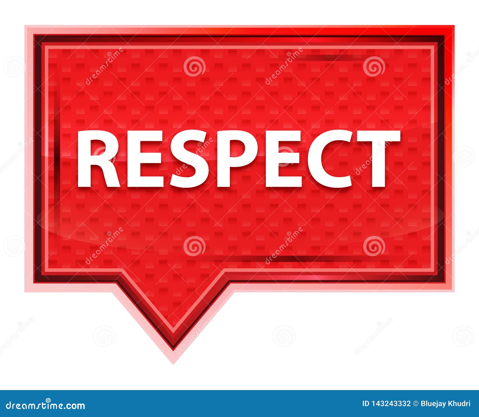 Respect Misty Rose Pink Banner Button Stock Illustration - Illustration ...