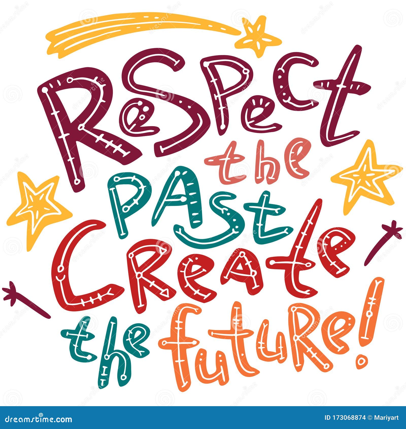 Future Motivational Quote By Nikola Tesla Cartoon Vector ...