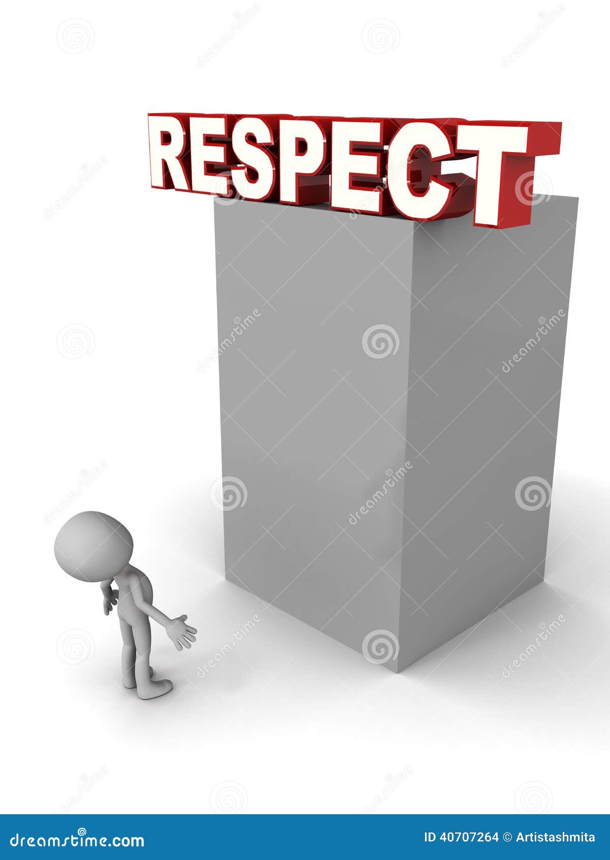 Respect stock illustration. Illustration of little, respect - 40707264