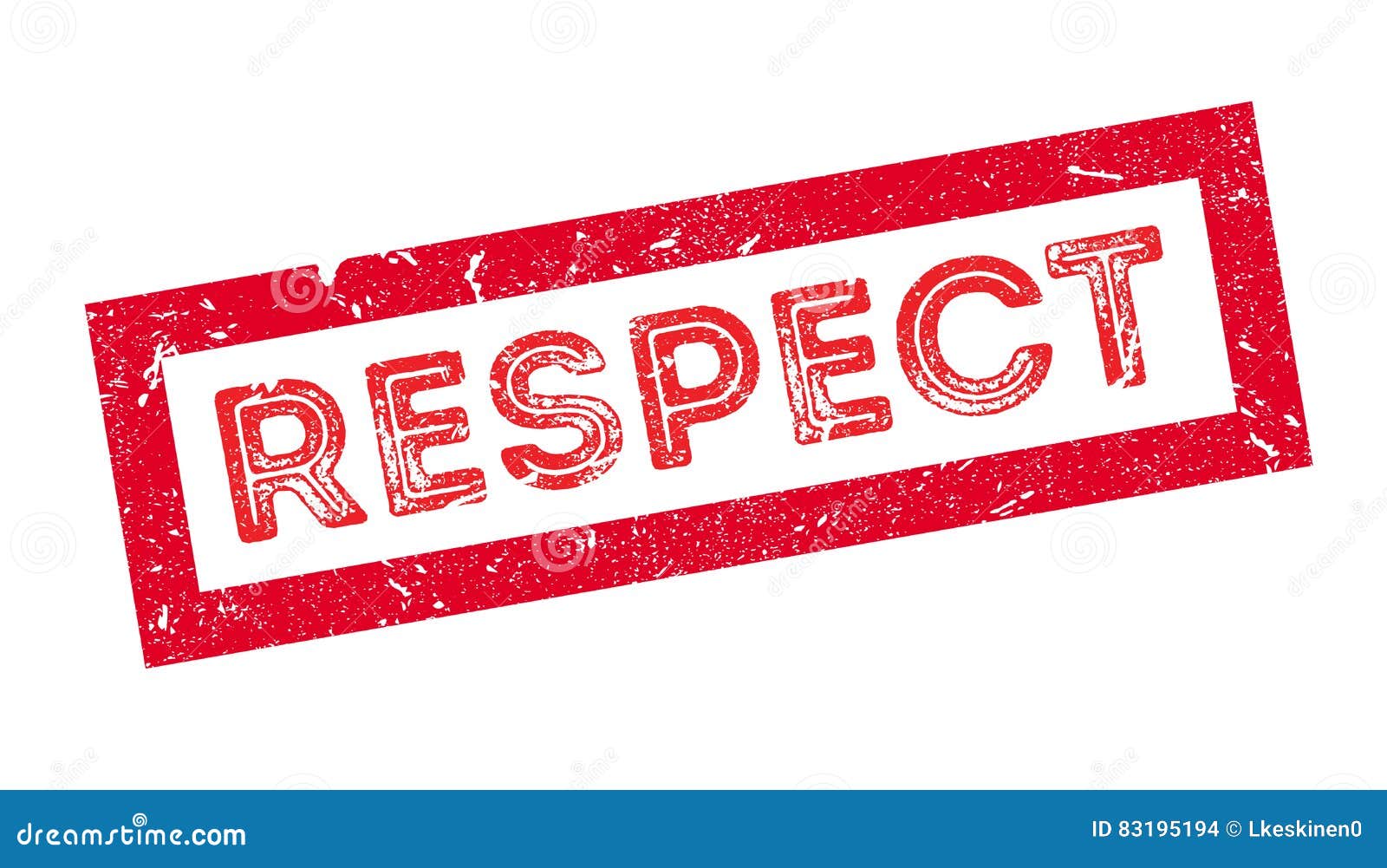 Respect rubber stamp stock illustration. Illustration of icon - 83195194