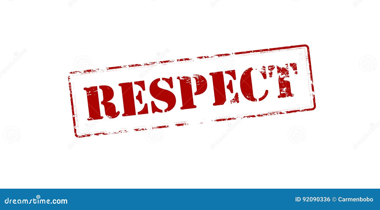 Respect stock illustration. Illustration of consideration - 92090336