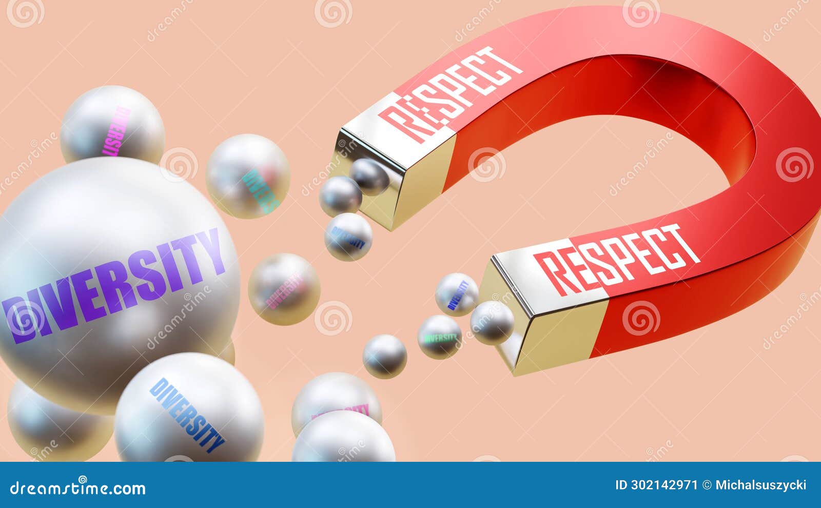 Respect Which Brings Diversity. a Magnet Metaphor in Which Respect ...