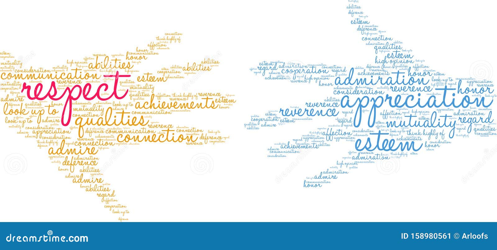 Respect Word Cloud stock vector. Illustration of communication - 158980561