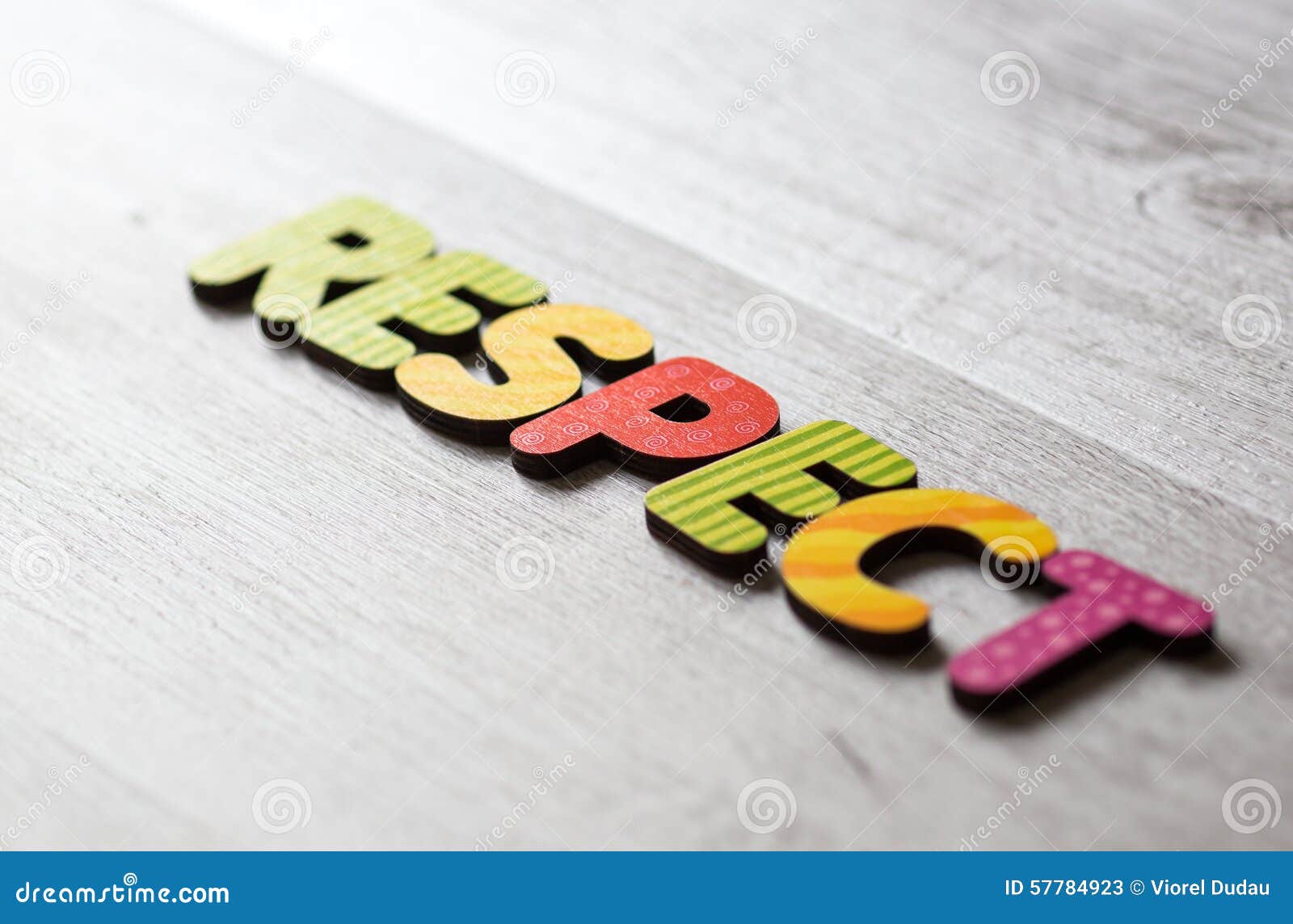 Respect stock image. Image of still, wood, colourful - 57784923
