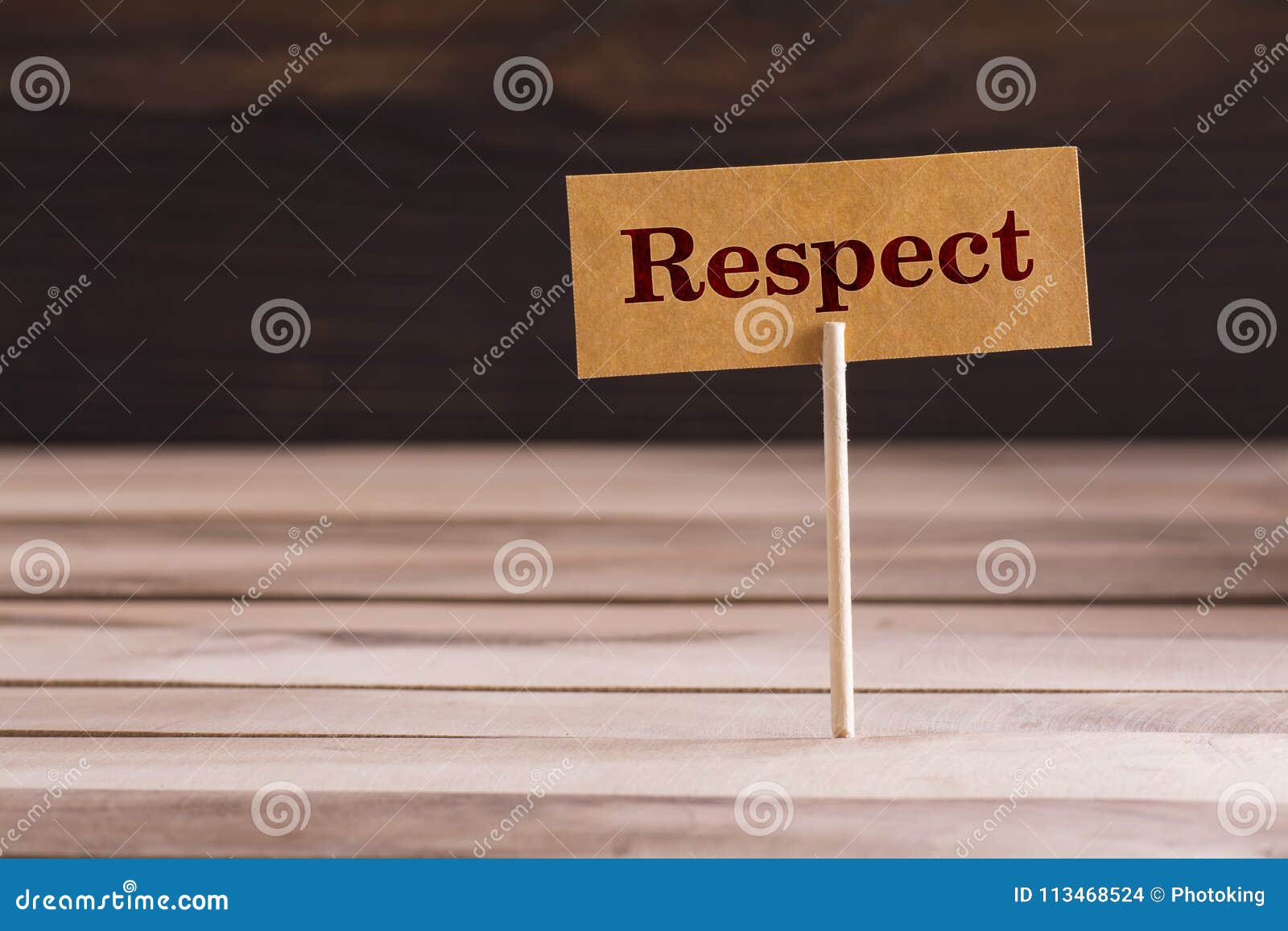 Respect word sign stock photo. Image of information - 113468524
