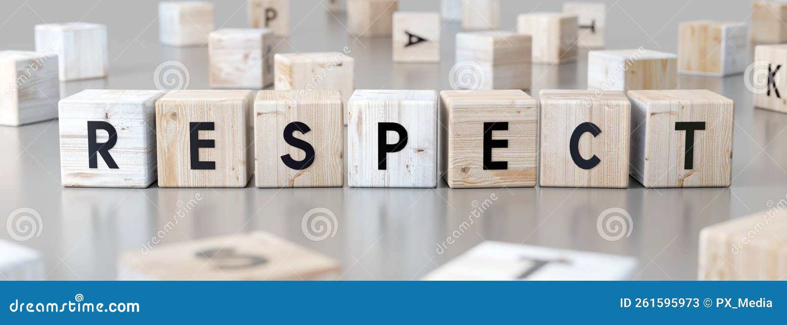 Respect Word Cloud Cartoon Vector | CartoonDealer.com #158980571